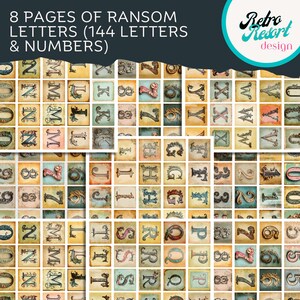 Printable Ransom Note Letters, Random Letters, Alphabet Letters ...
