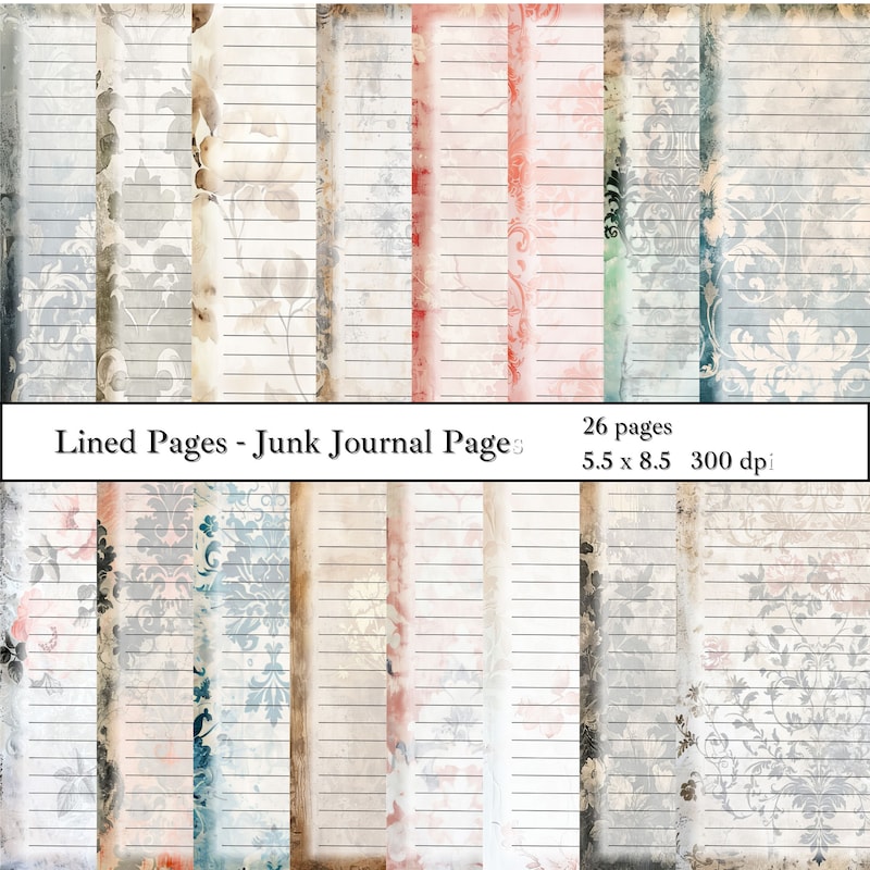 Journal Pages - Etsy