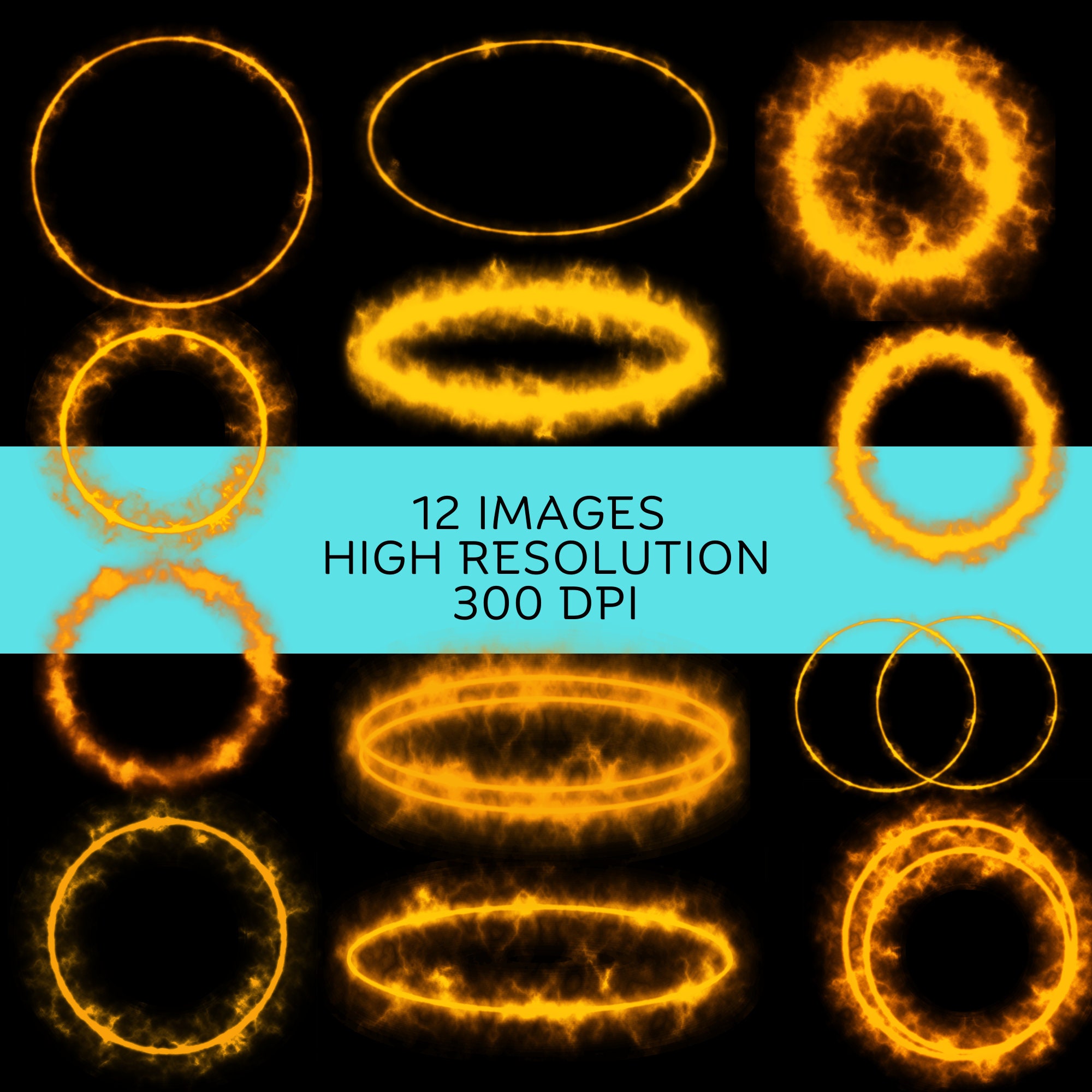 Ring of Fire Overlays Transparent Background Fire Texture Overlay ...