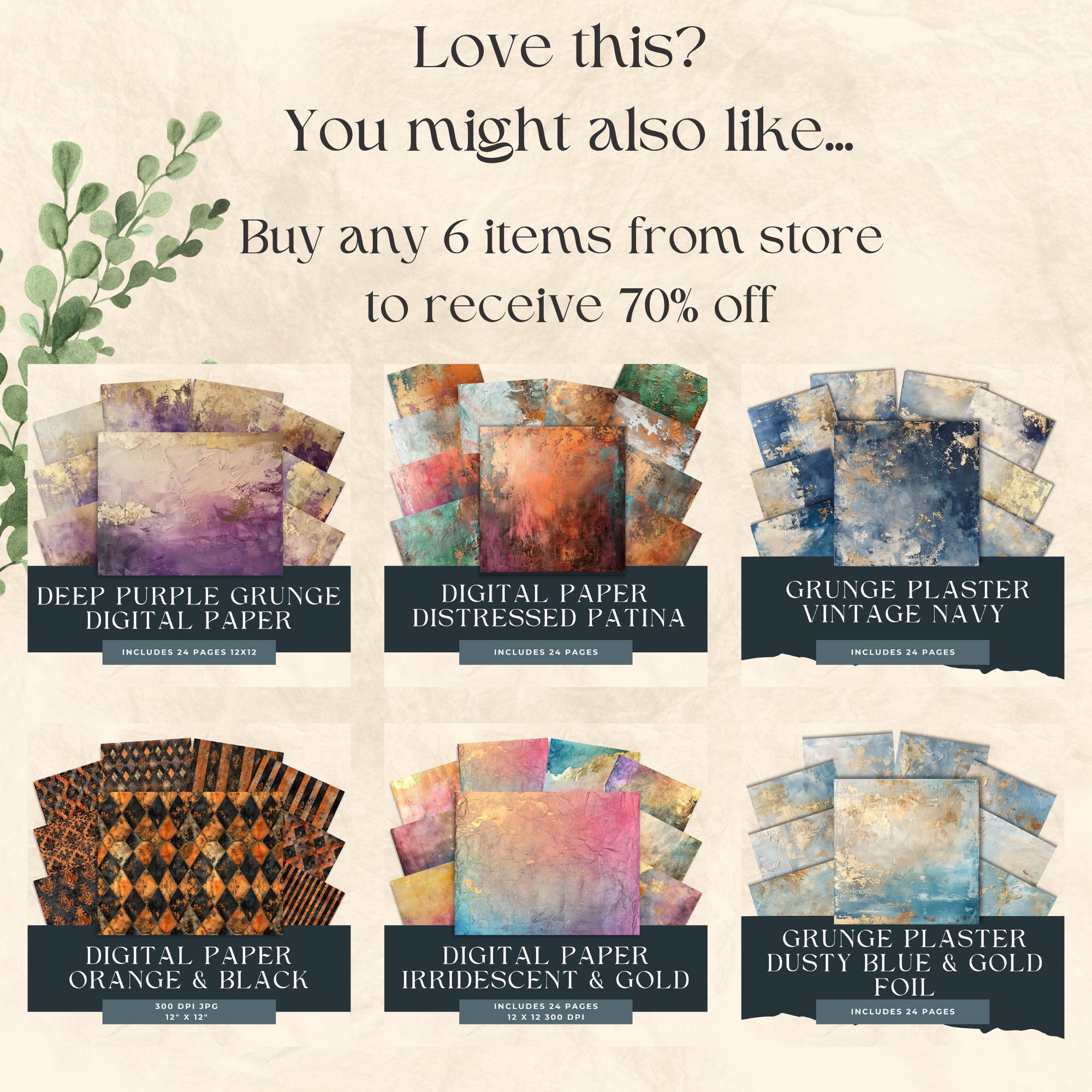 Pastel Grunge Texture | Digital Papers | |background | Distressed Pages ...
