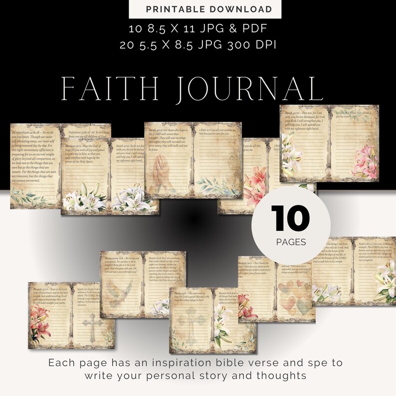 Bible Journaling, Scripture Scraps, Junk Journal, Stickers, Verse ...