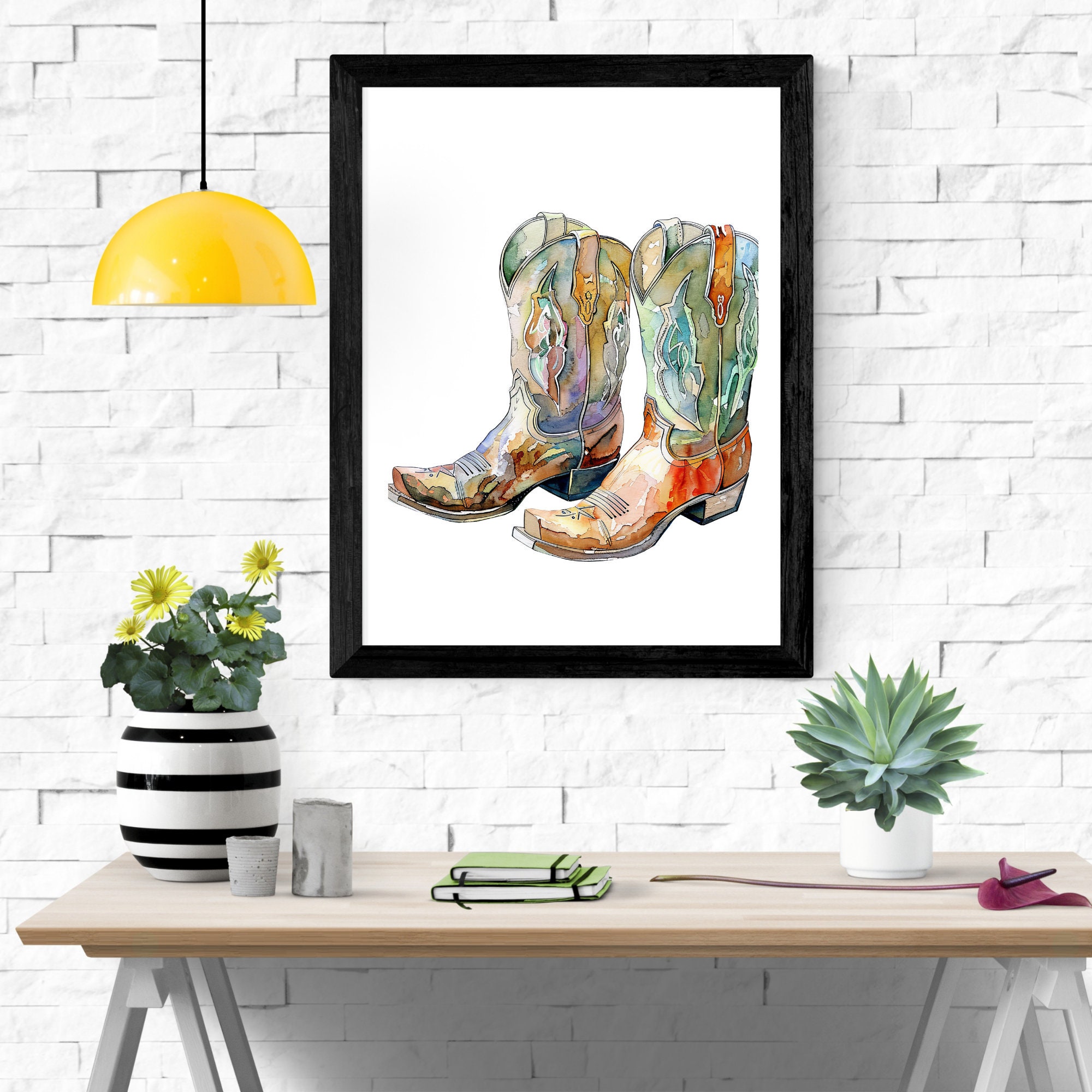 Watercolor Cowboy Boots Clipart Cute Clipart Cowboy Hat Png Cowboy ...