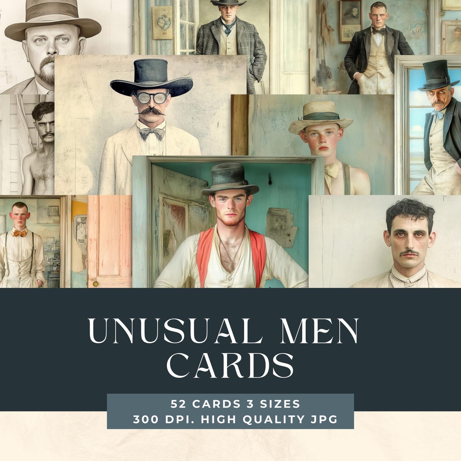 52 Peculiar Men Photos Png, Quirky Surreal People Png, Whimsical People ...
