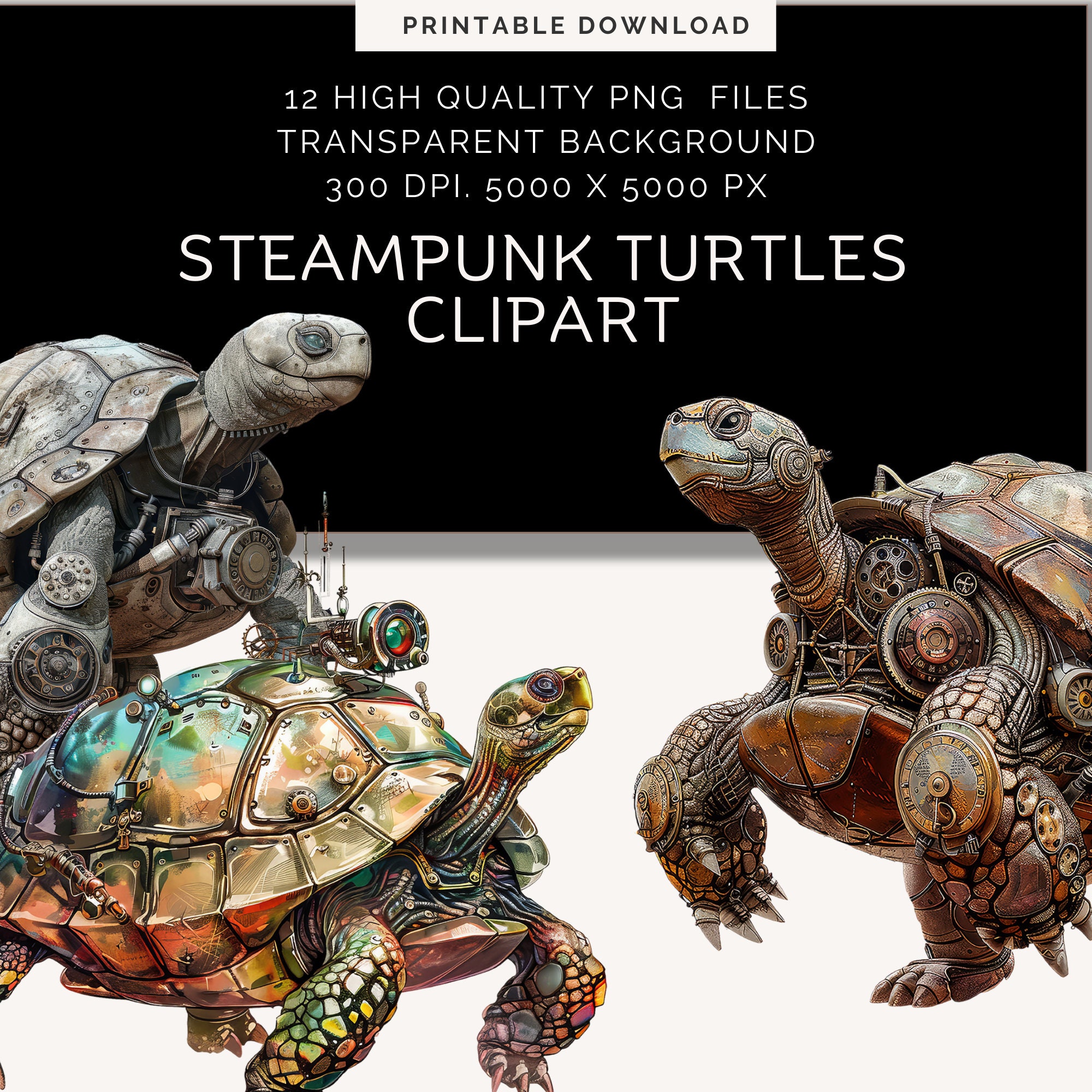 Steampunk Clipart steampunk Png Steampunk Turtle steampunk Journals ...