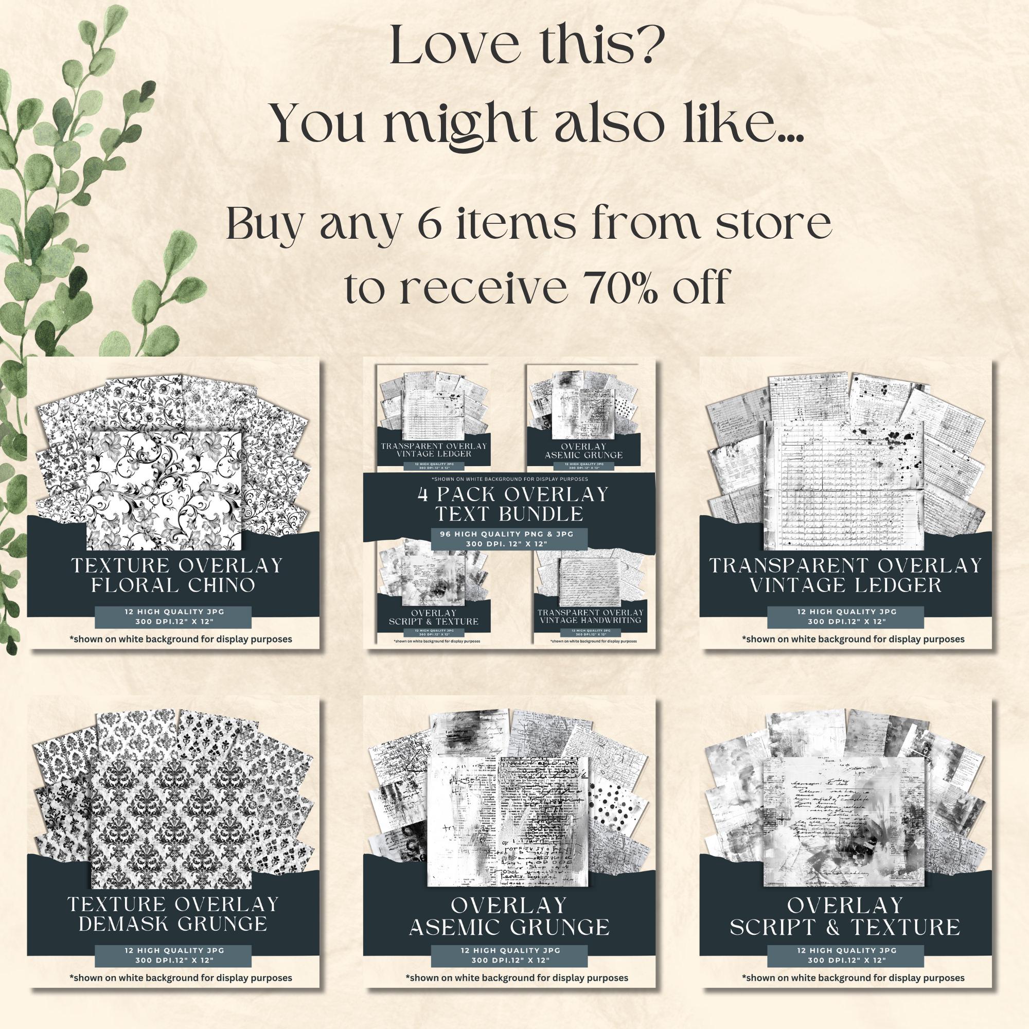 Vintage Handwritten Overlay PNG Clipart, Old Textures Overlay ...