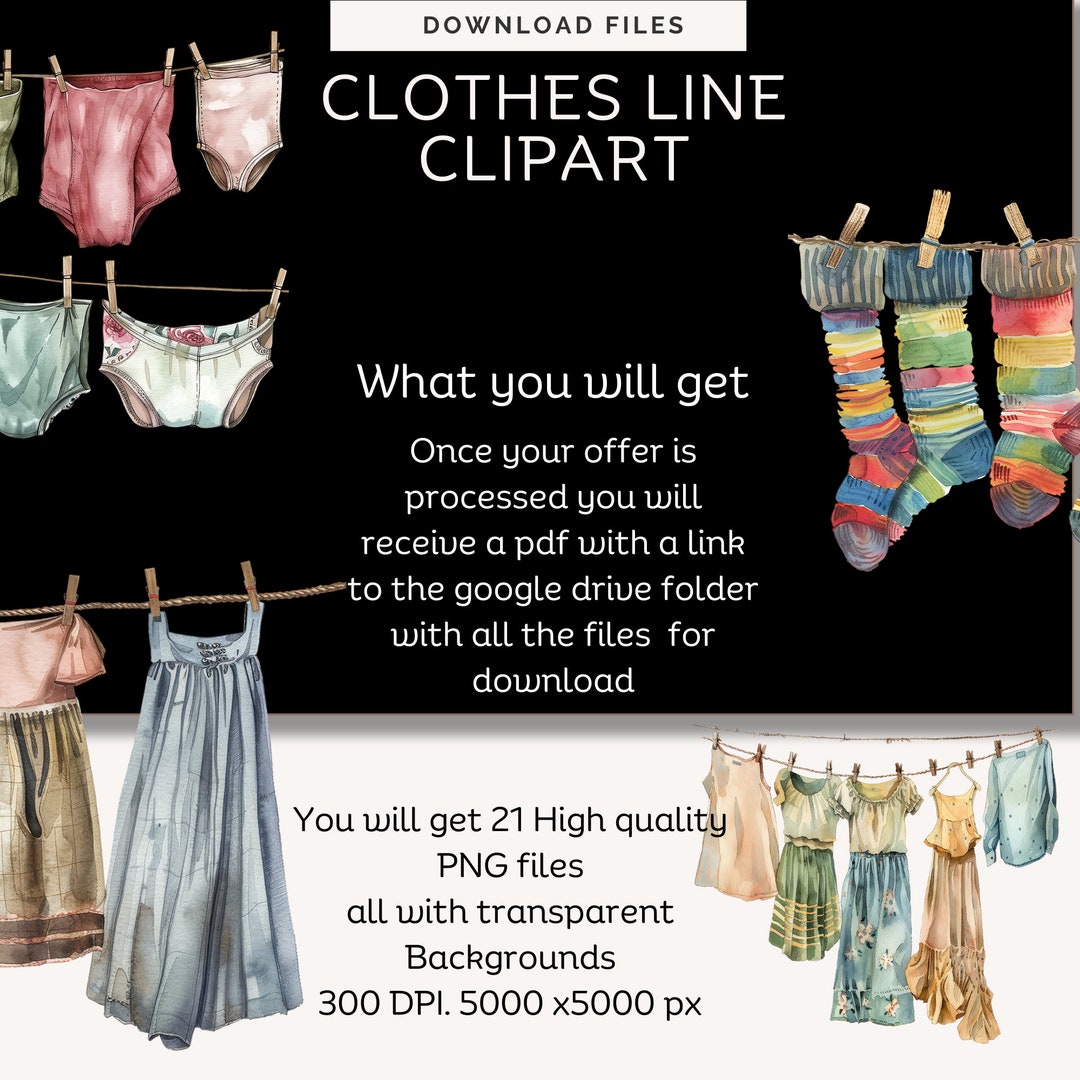 Laundry Clip Art, Png Watercolor, Washing Machine Clipart, Laundry Day ...