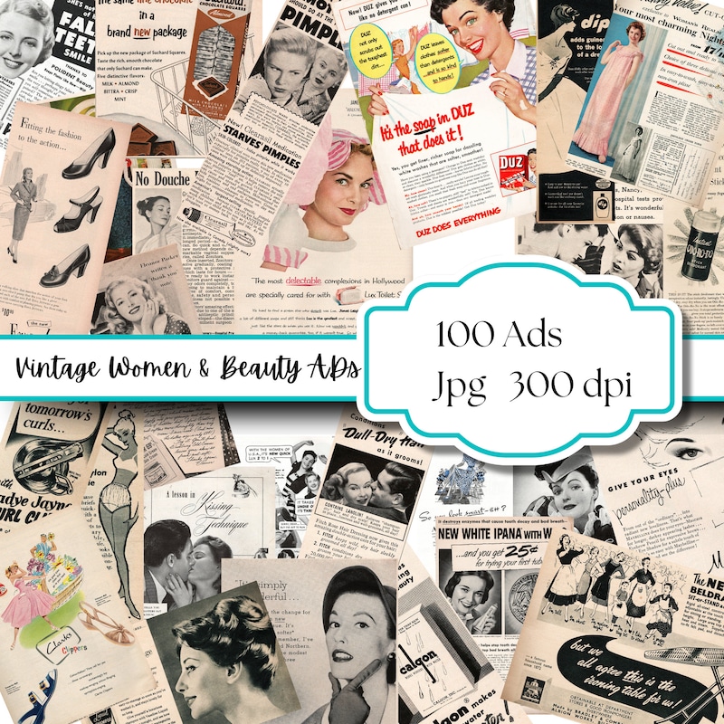 Vintage Ads Beauty - Etsy