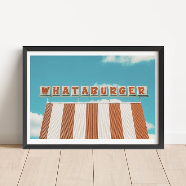 Whataburger Wall Art - Etsy