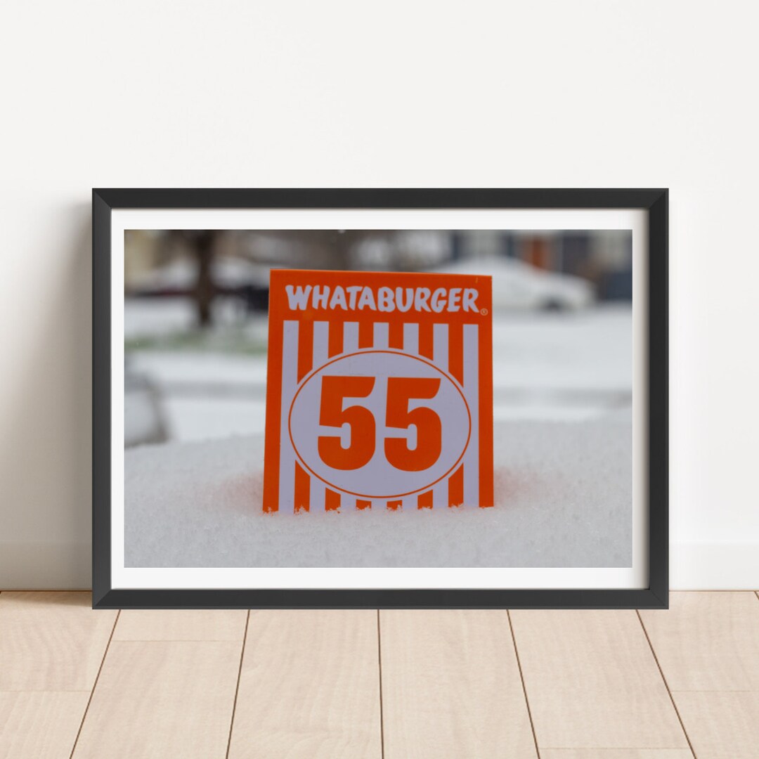 Whataburger, Texas Download, Whataburger Table, Kitchen Wall Art ...