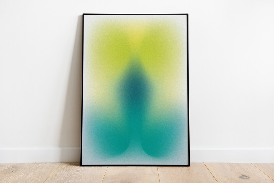 Letter I Initial Print Aura Poster Typography Poster Name Initial ...