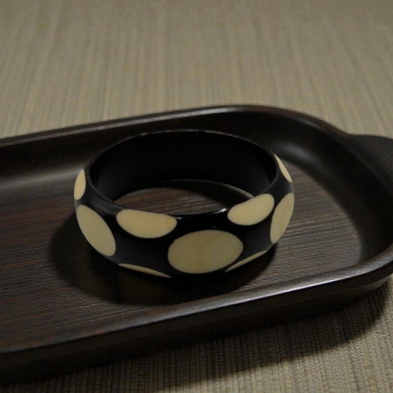 Resin Ivory Bangle - Etsy