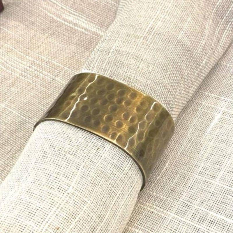 Brass Gold Napkin Rings - Etsy