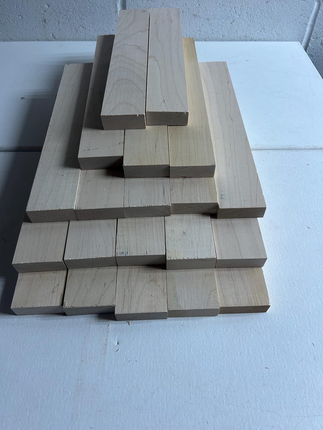 3/4 X 12 MAPLE Lumber Cutting Wood Boards Pack Pack of 20 2 Inch Wide ...