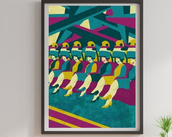 Hair Color Poster - Etsy