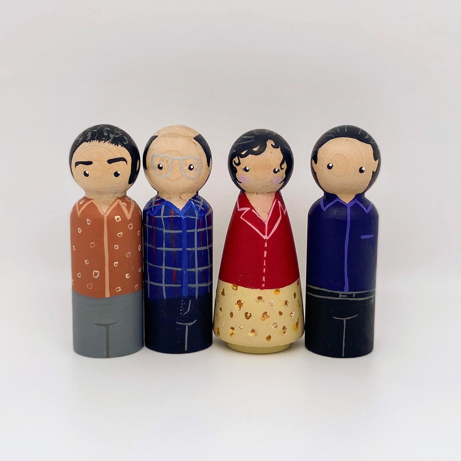 Seinfeld Peg Dolls, Large - Etsy