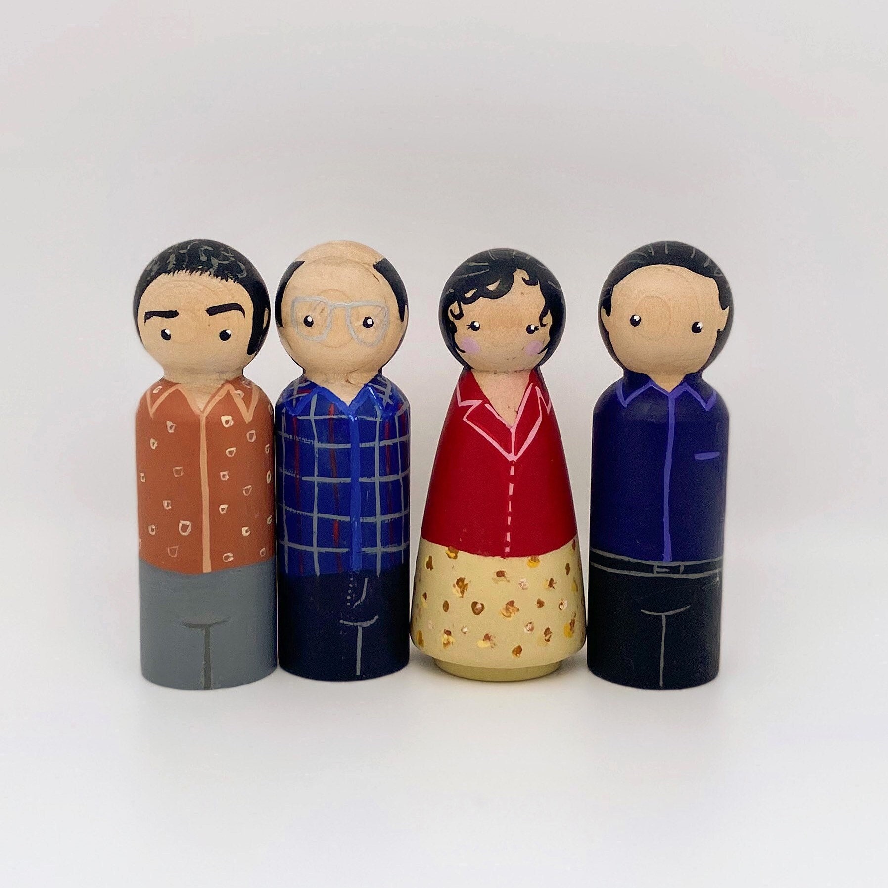 Seinfeld Peg Dolls, Large - Etsy
