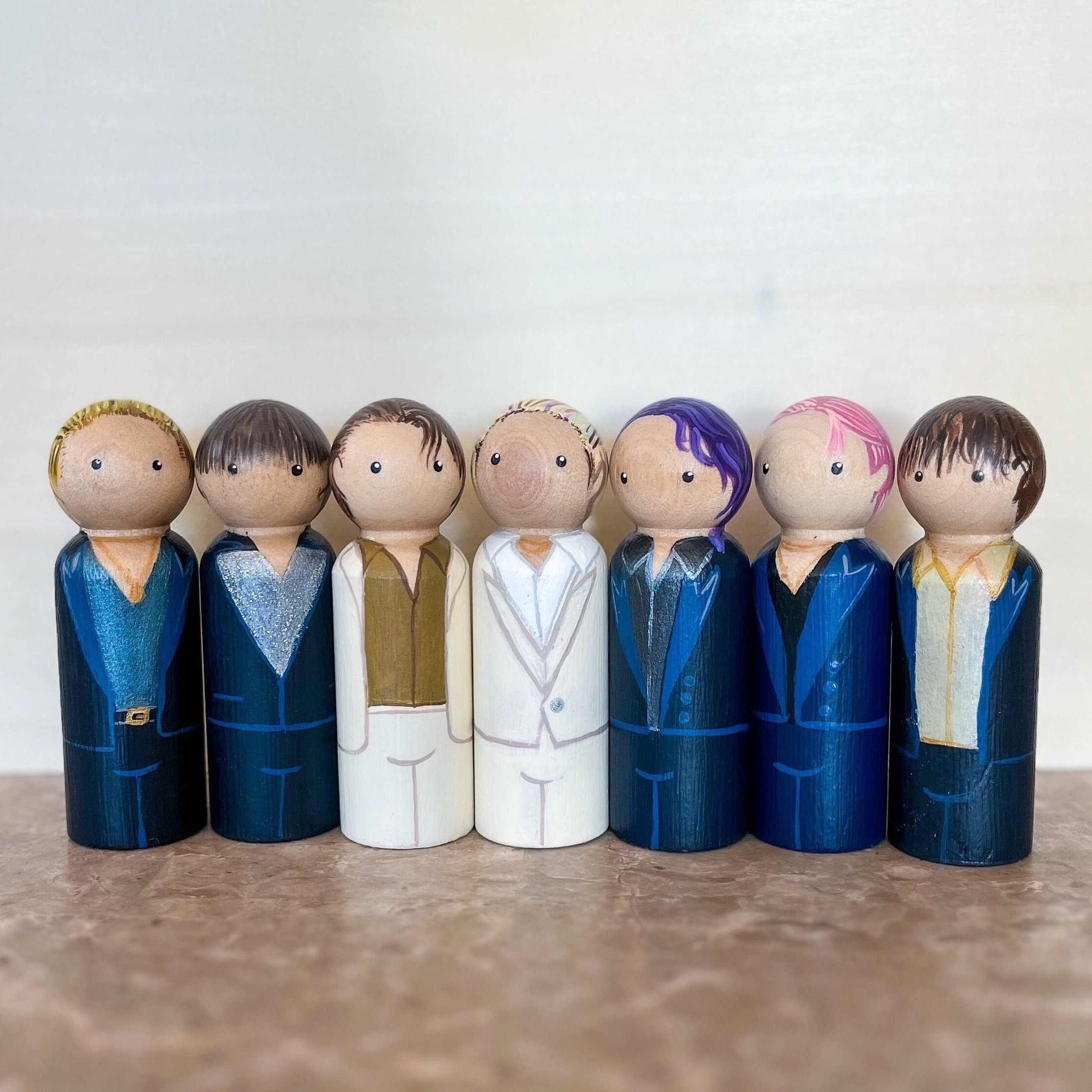 BTS K-pop Peg Dolls Large Butter MV - Etsy