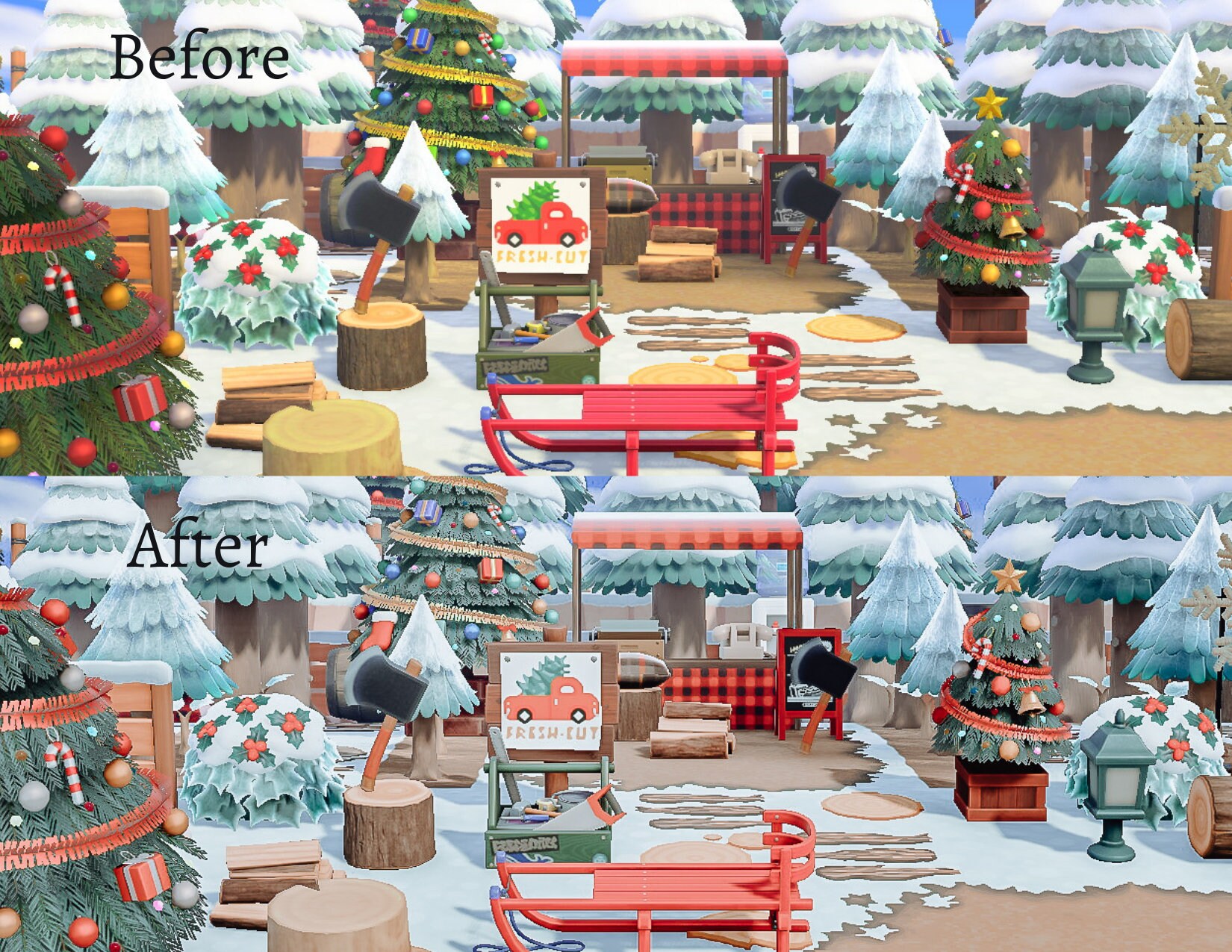 SNOW GLOBE - ACNH Winter Preset - Mobile Lightroom App - Animal ...