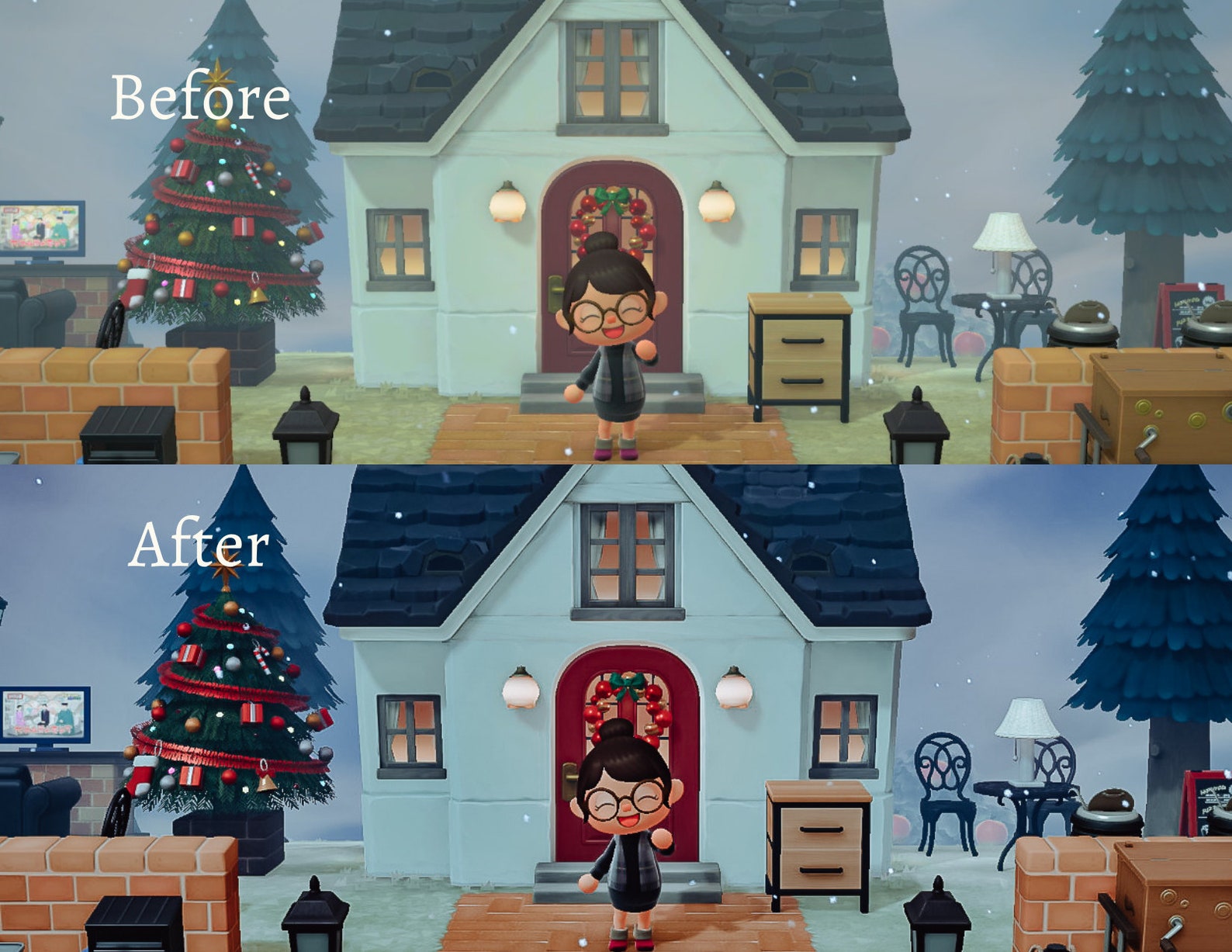 SNOW GLOBE - ACNH Winter Preset - Mobile Lightroom App - Animal ...