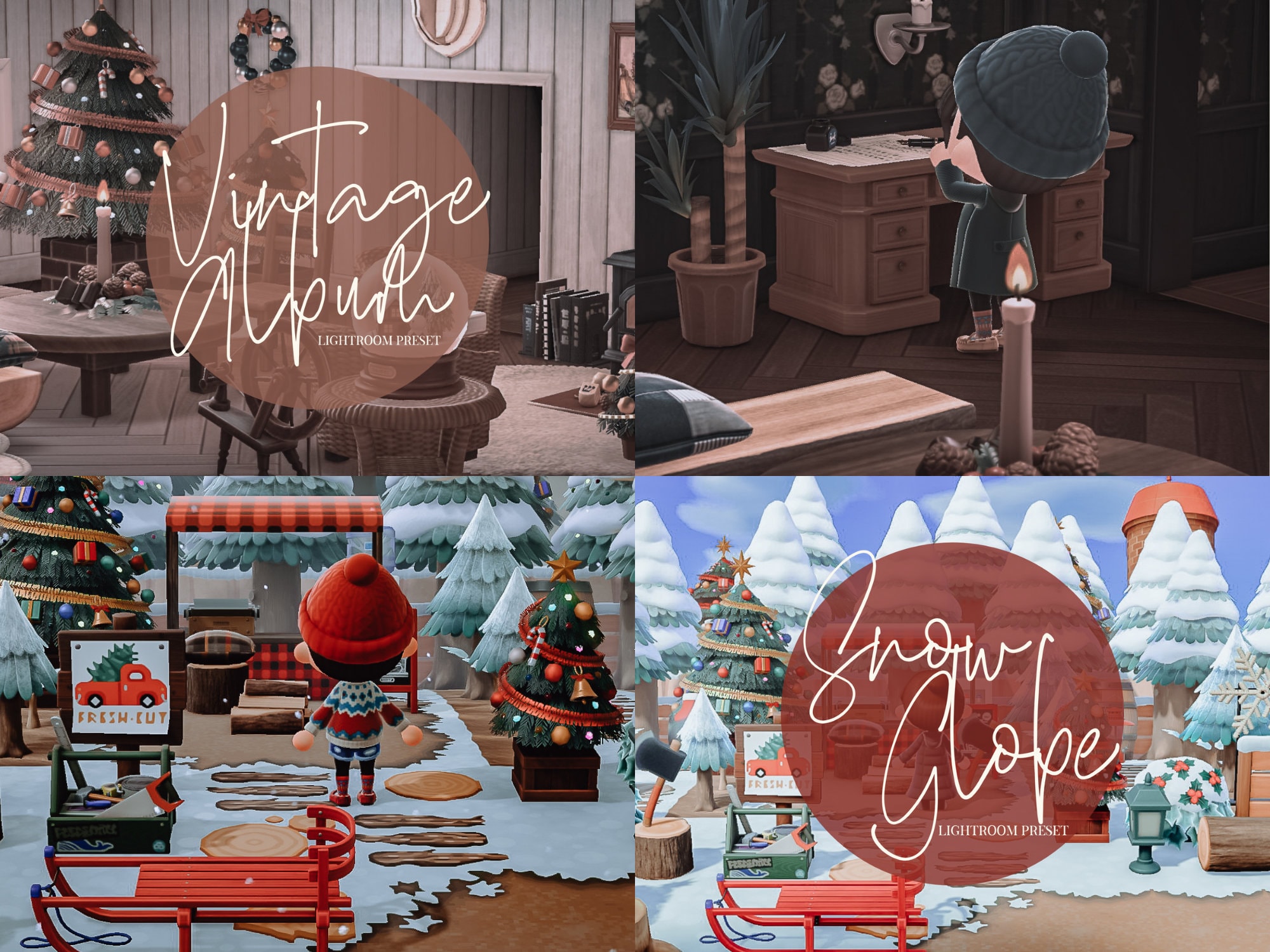 HOLIDAY BUNDLE ACNH Winter Preset Mobile Lightroom - Etsy Canada
