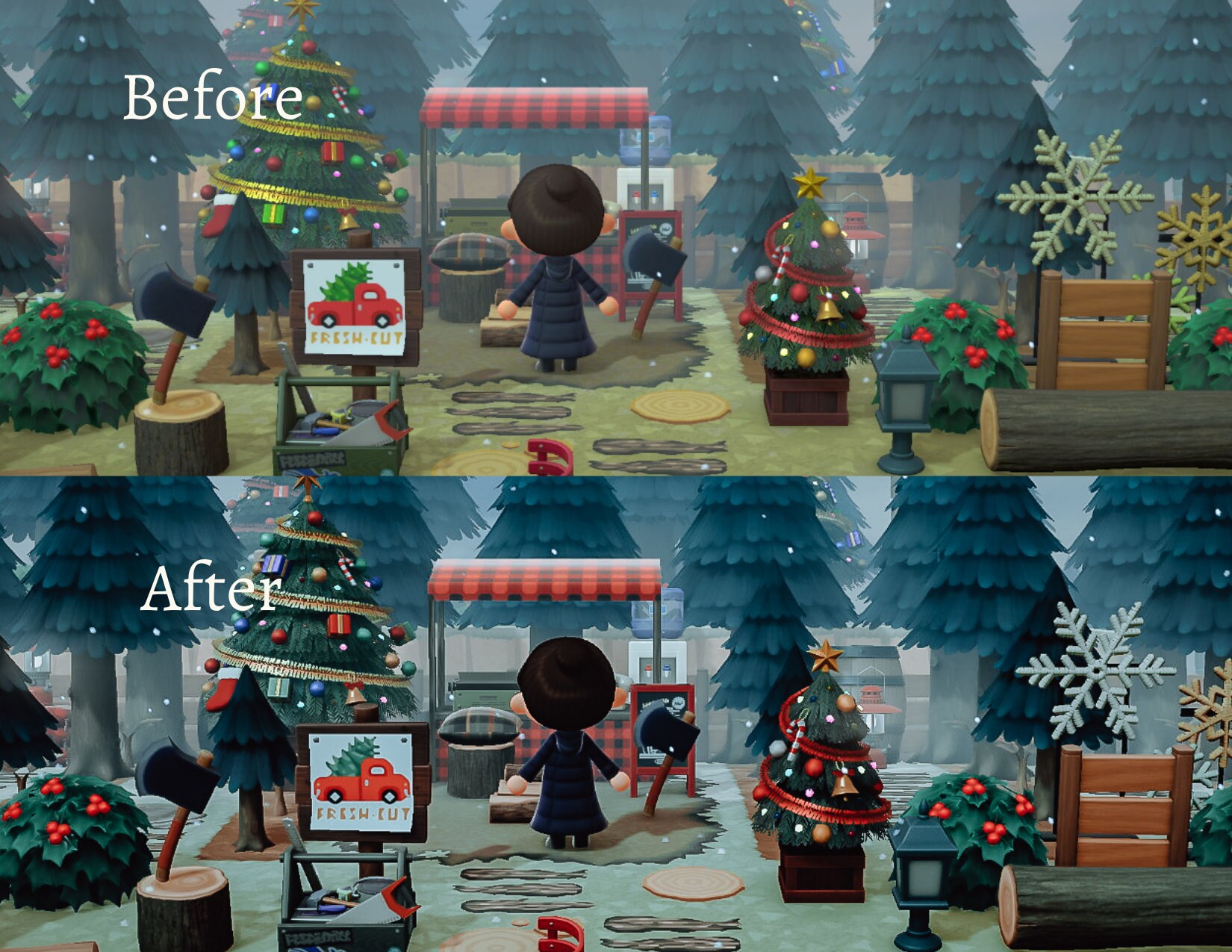 SNOW GLOBE - ACNH Winter Preset - Mobile Lightroom App - Animal ...