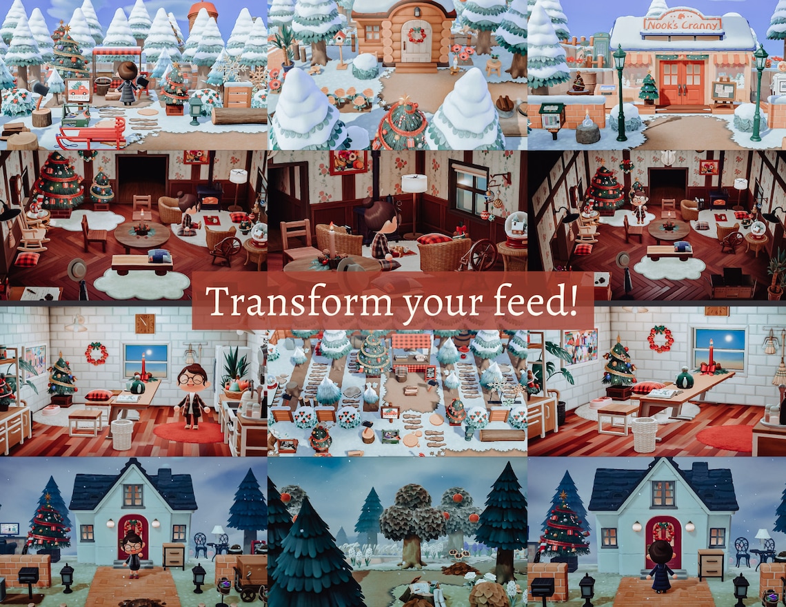 HOLIDAY BUNDLE ACNH Winter Preset Mobile Lightroom - Etsy Canada