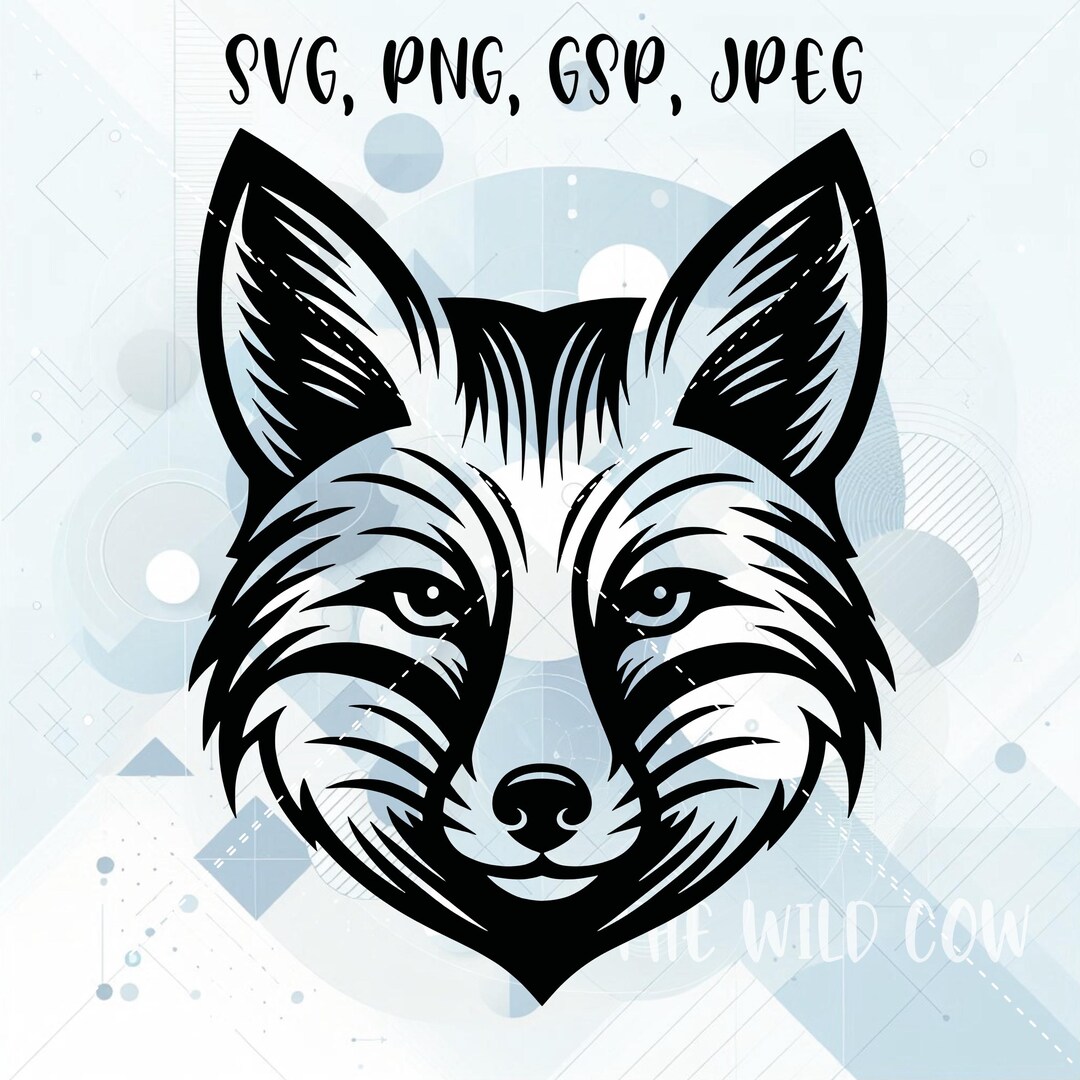 Fox Head SVG for Silhouette, Cricut, Print and Cut, Laser Engrave ...