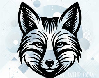 Fox Head SVG - Etsy
