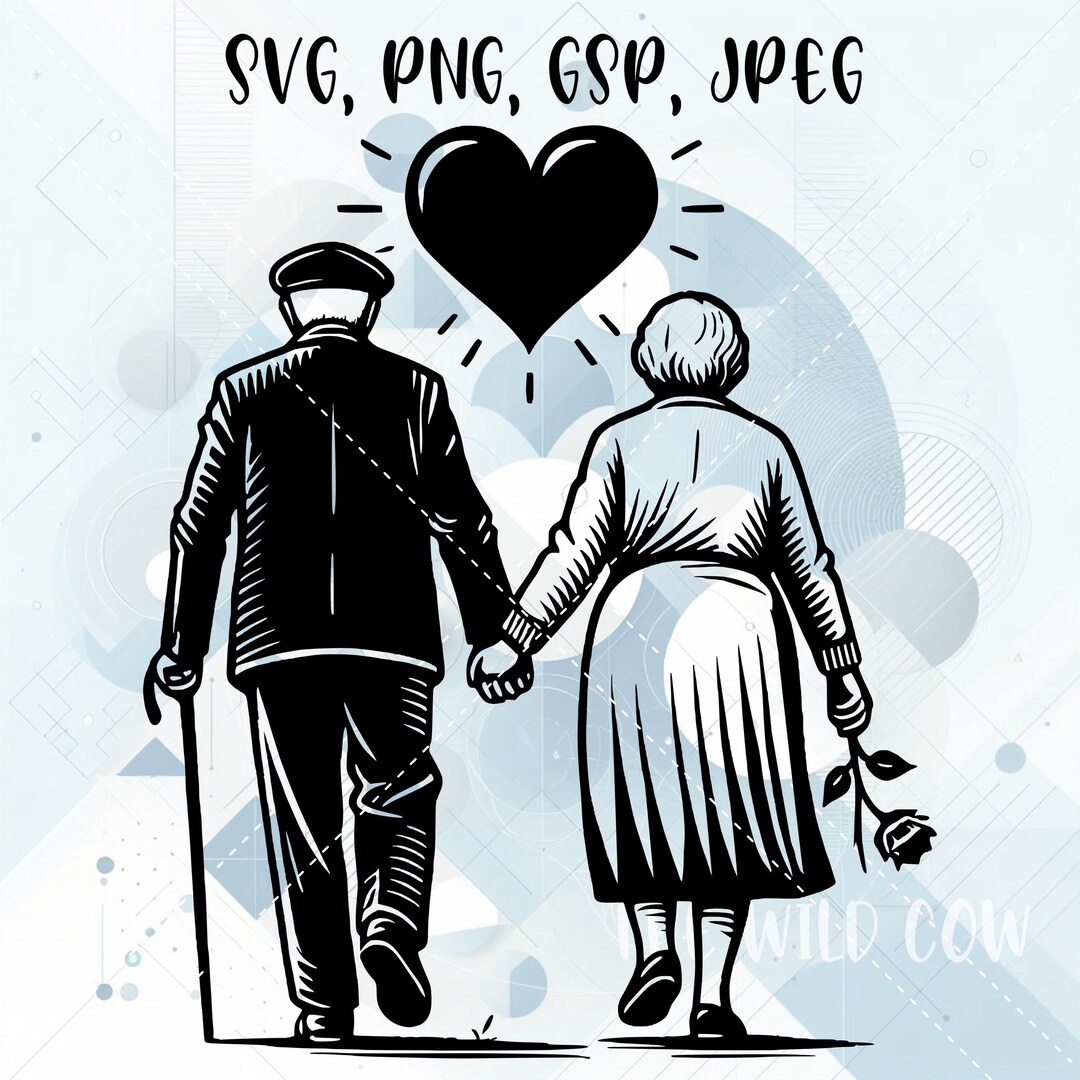 Couple in Love SVG for Silhouette, Cricut, Print and Cut, Laser Engrave ...