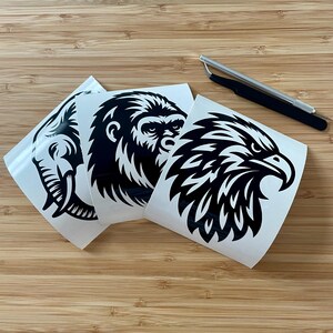 Baboon Head SVG for Silhouette, Cricut, Print and Cut, Laser Engrave ...