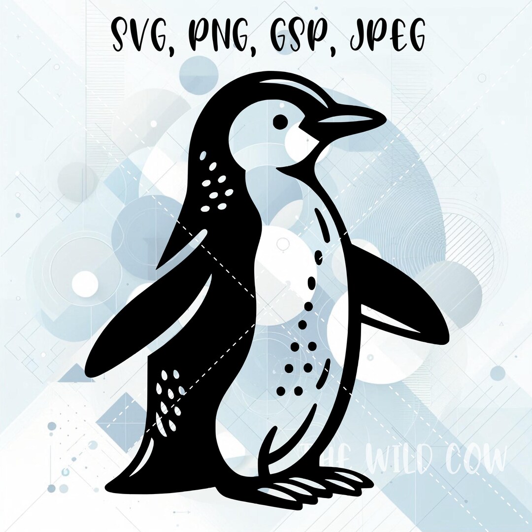 Penguin SVG for Silhouette, Cricut, Print and Cut, Laser Engrave ...
