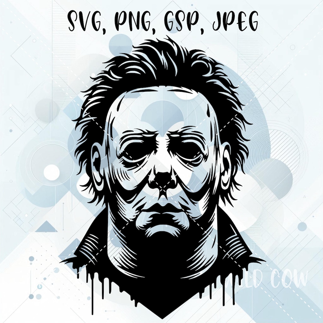 Michael Myers SVG for Silhouette, Cricut, Print and Cut, Laser Engrave ...