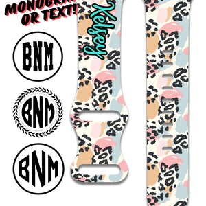 Abstract Leopard Print Apple Watch Band Compatible With Apple Watch ...