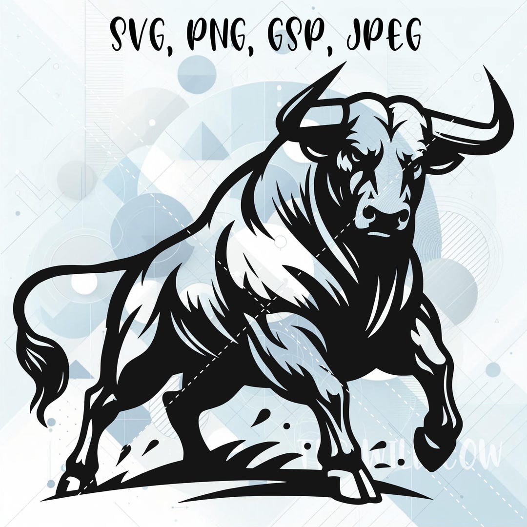 Spanish Bull SVG Digital Download for Silhouette, Cricut, Print and Cut ...