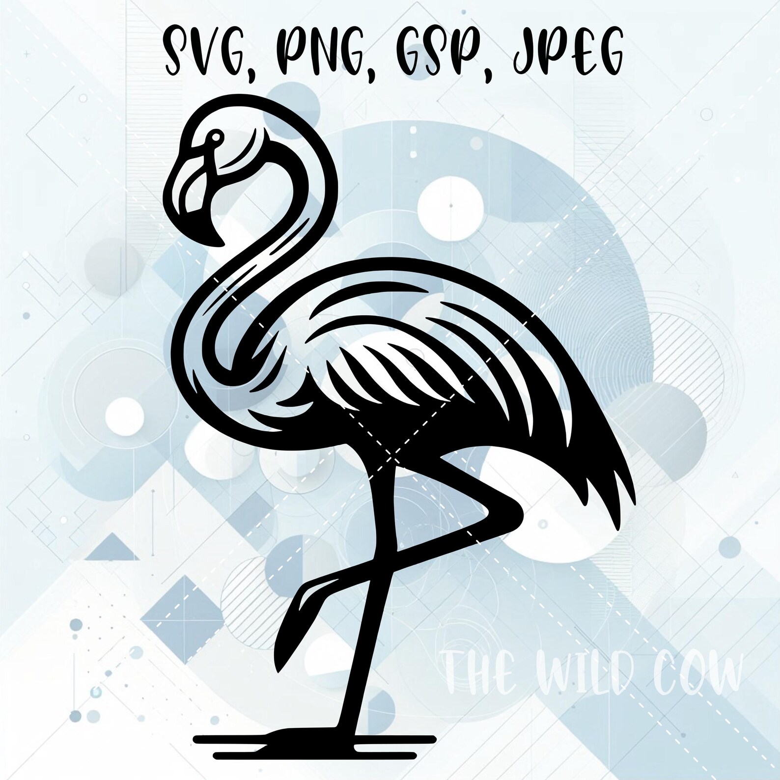 Flamingo SVG for Silhouette, Cricut, Print and Cut, Laser Engrave ...