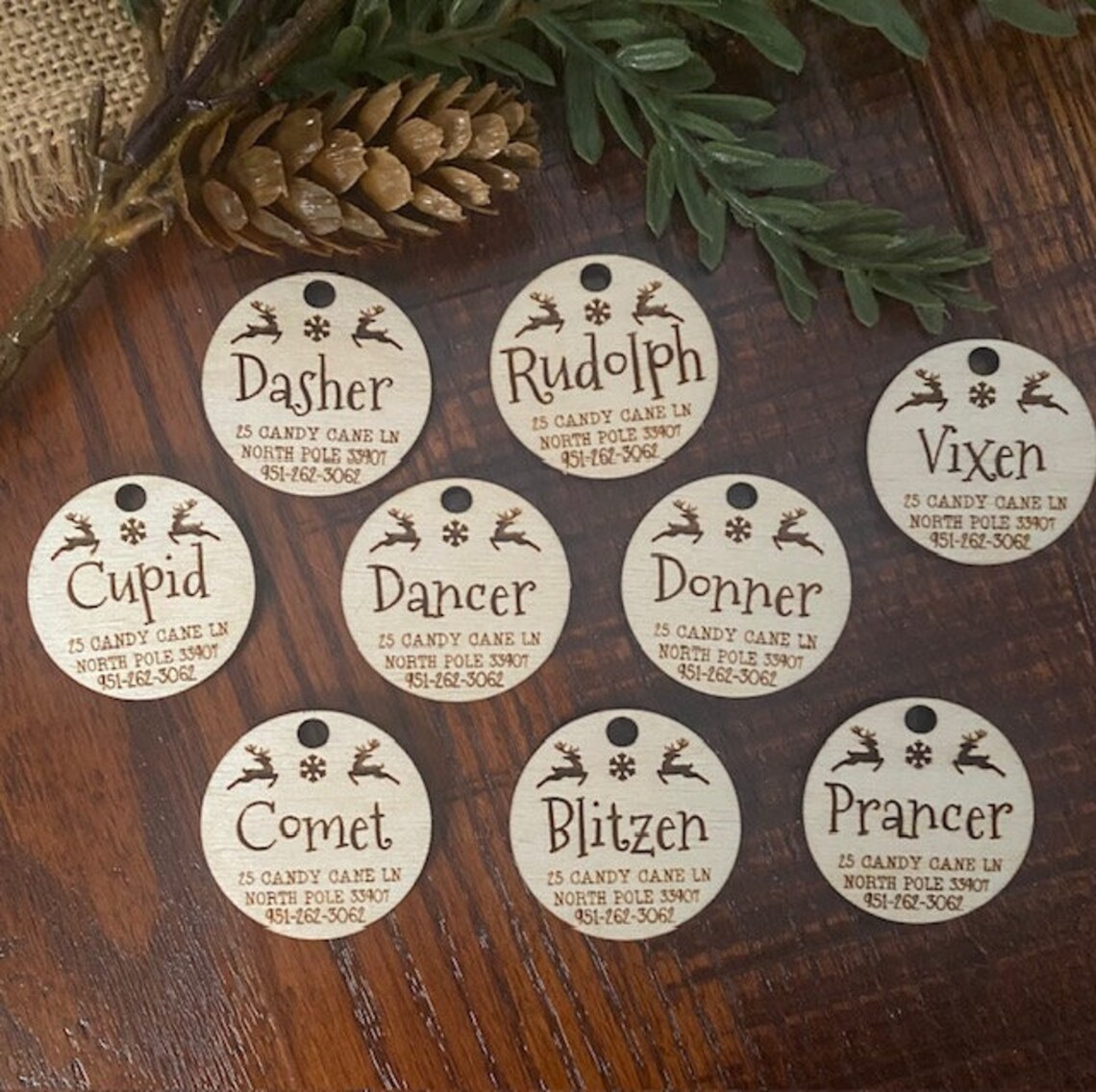 Bundle Pack- Reindeer Lost Tags With Printable Poems- SVG - Laser Cut ...