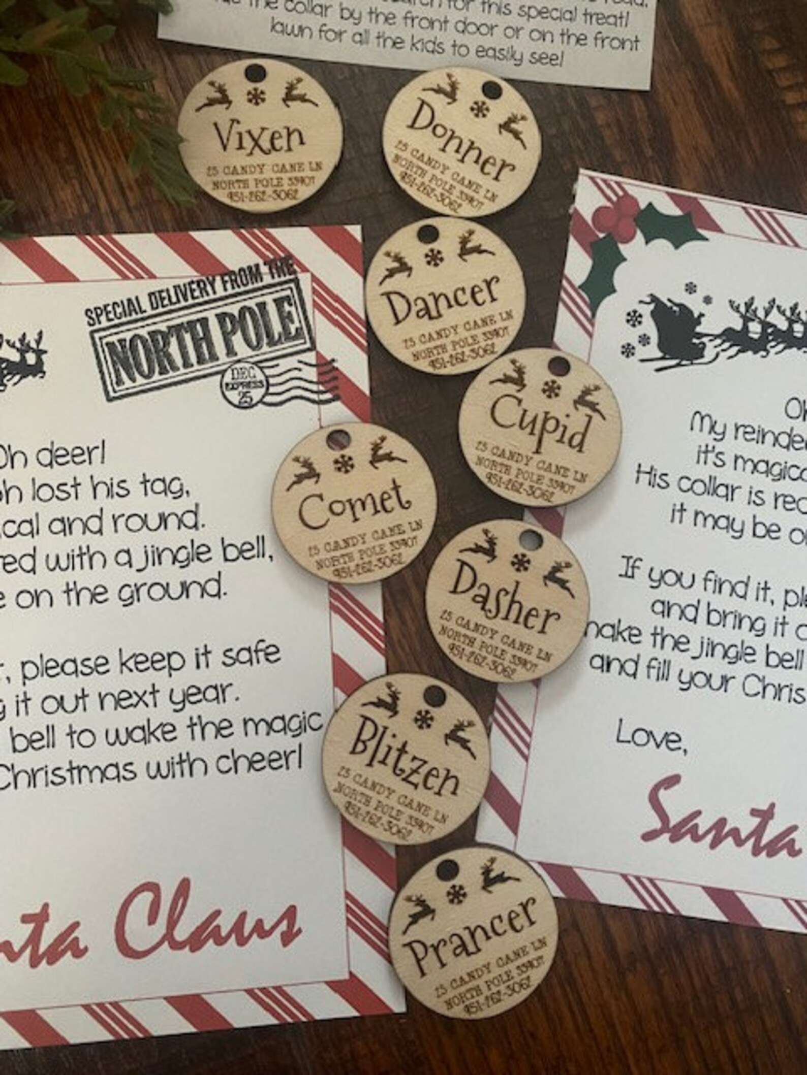 Bundle Pack- Reindeer Lost Tags With Printable Poems- SVG - Laser Cut ...