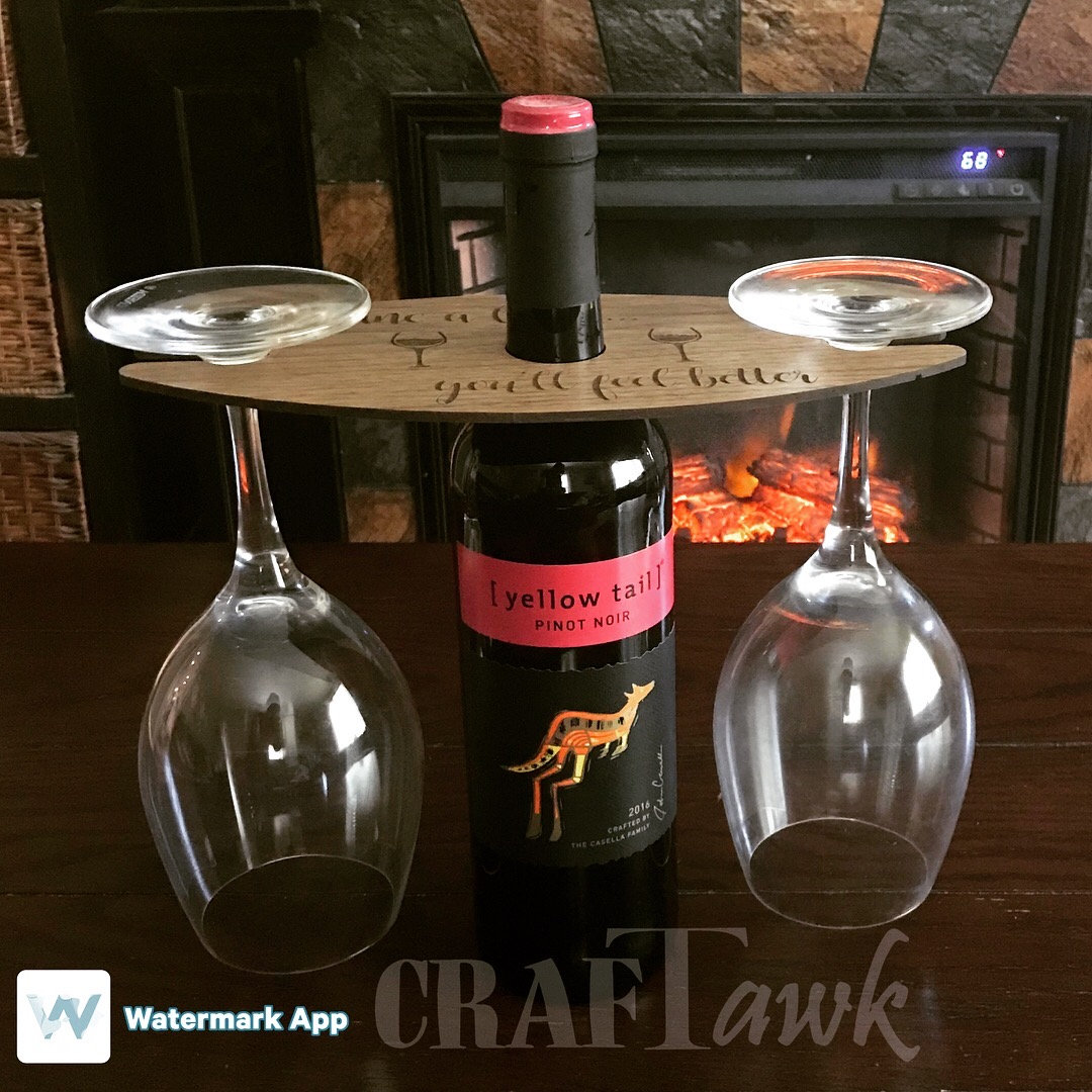 Wine Caddy wine a Little SVG Laser Cut File - Etsy UK