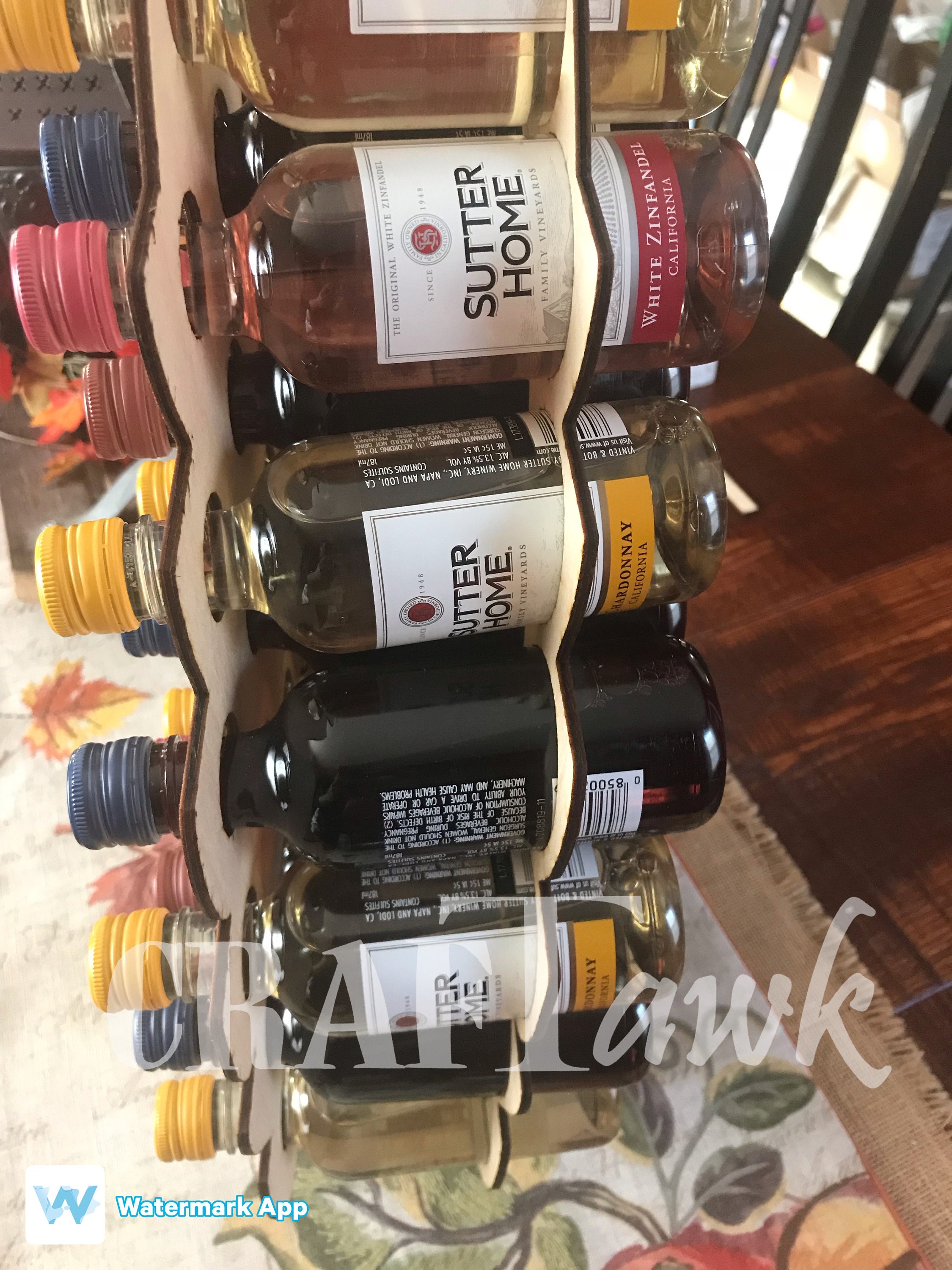 Advent Christmas Countdown Wine Tree SVG Laser Cut File - Etsy