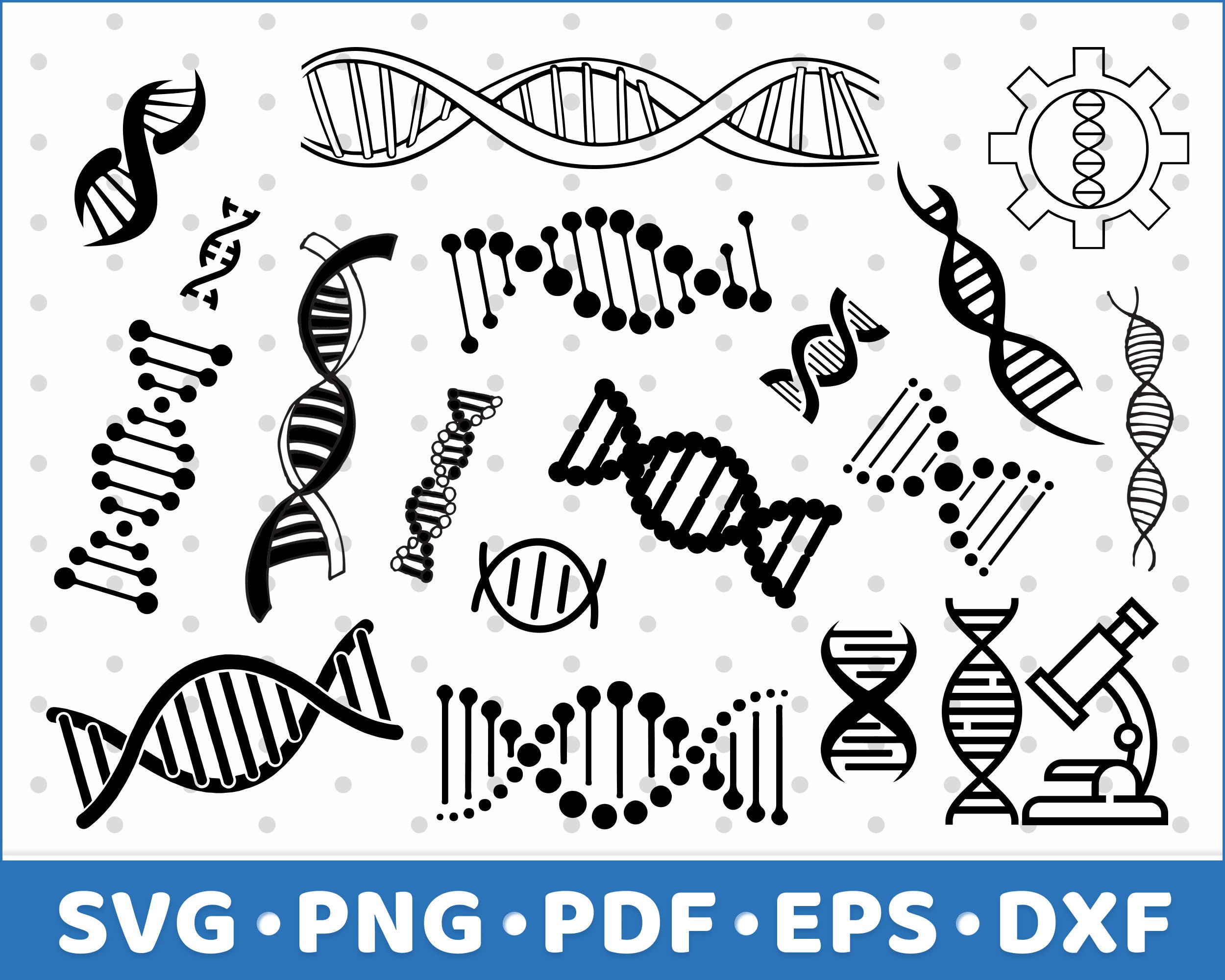 DNA Molecule SVG Medical Svg Laboratory Svg Science Teacher - Etsy ...