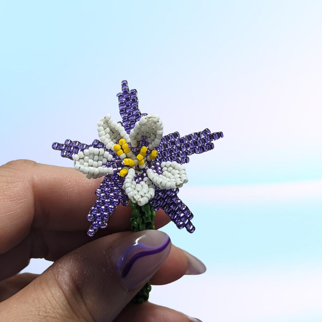 Beaded Columbine TUTORIAL - Etsy