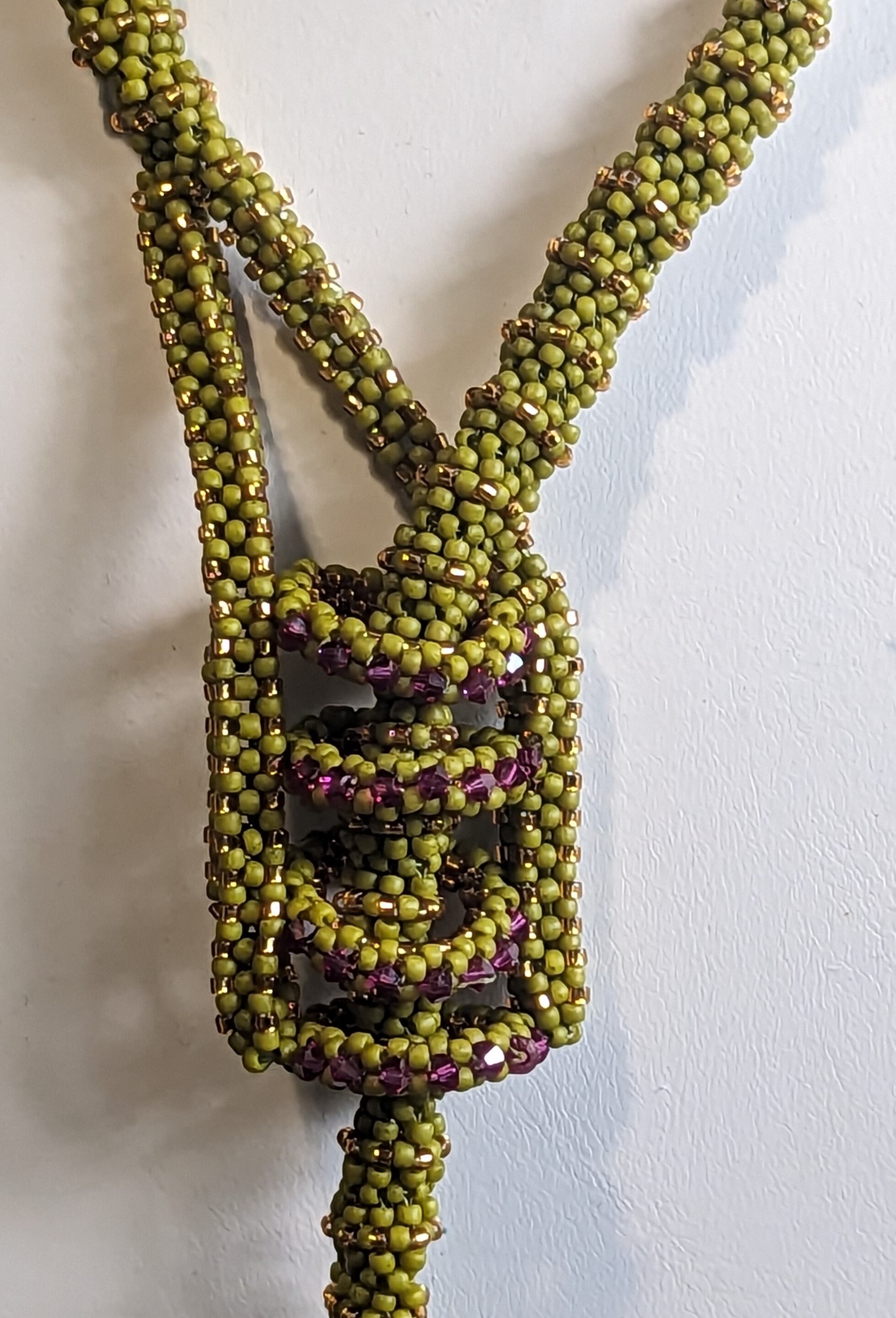 Rapunzel Lariat Beading Tutorial, Beadwork Pattern, CRAW - Etsy