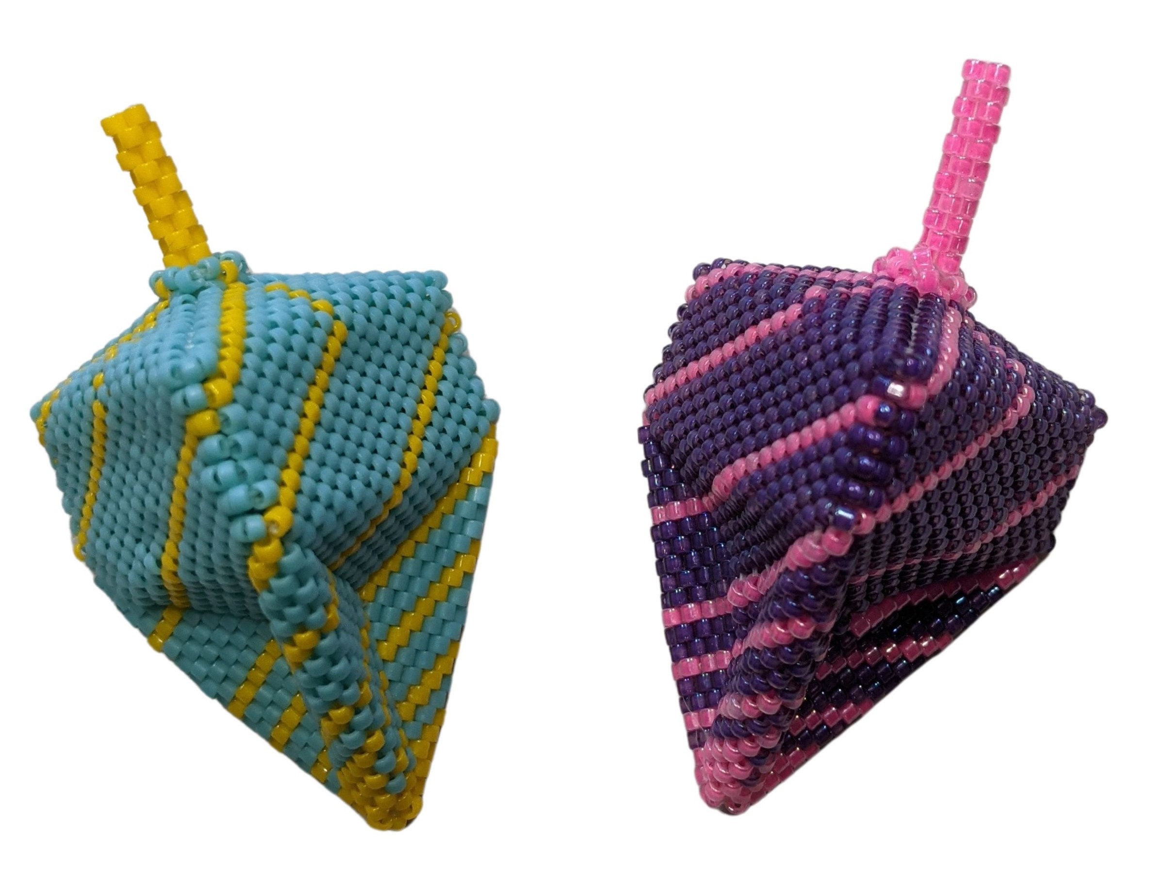 Spiral Spinning Top, Bead Tutorial Fidget Toy, Bead Tutorial Spinnable ...