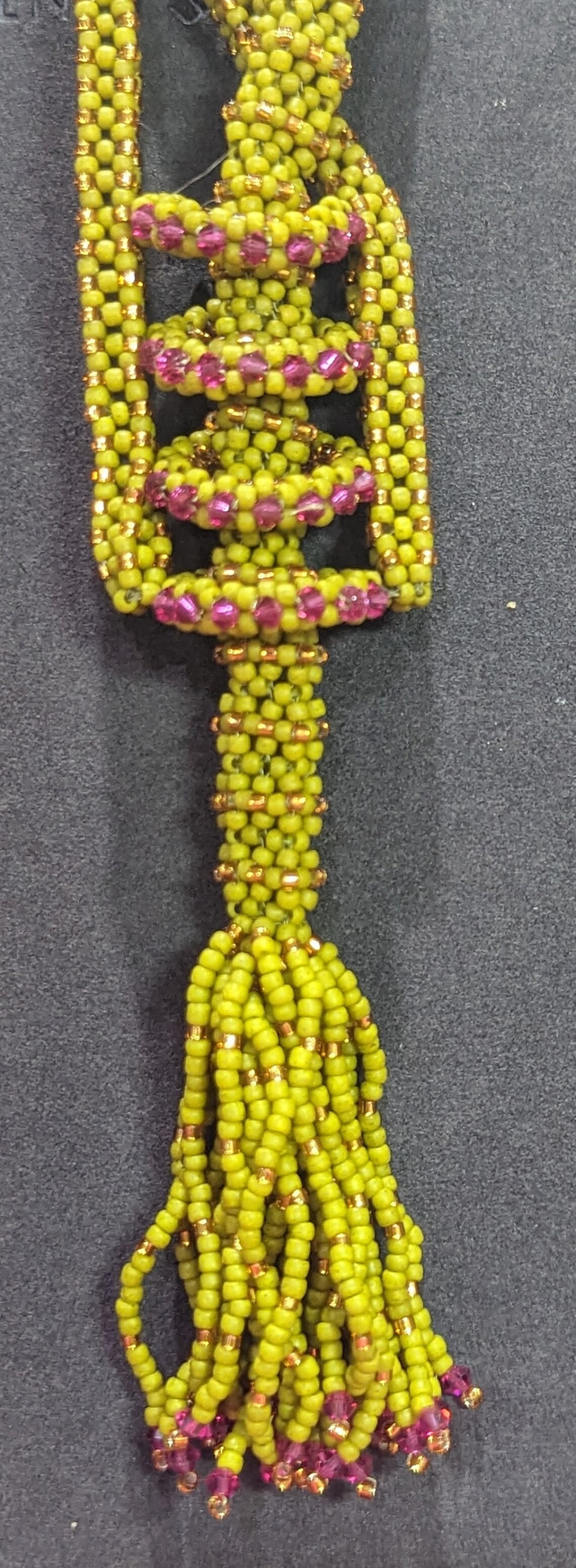 Rapunzel Lariat Beading Tutorial, Beadwork Pattern, CRAW - Etsy