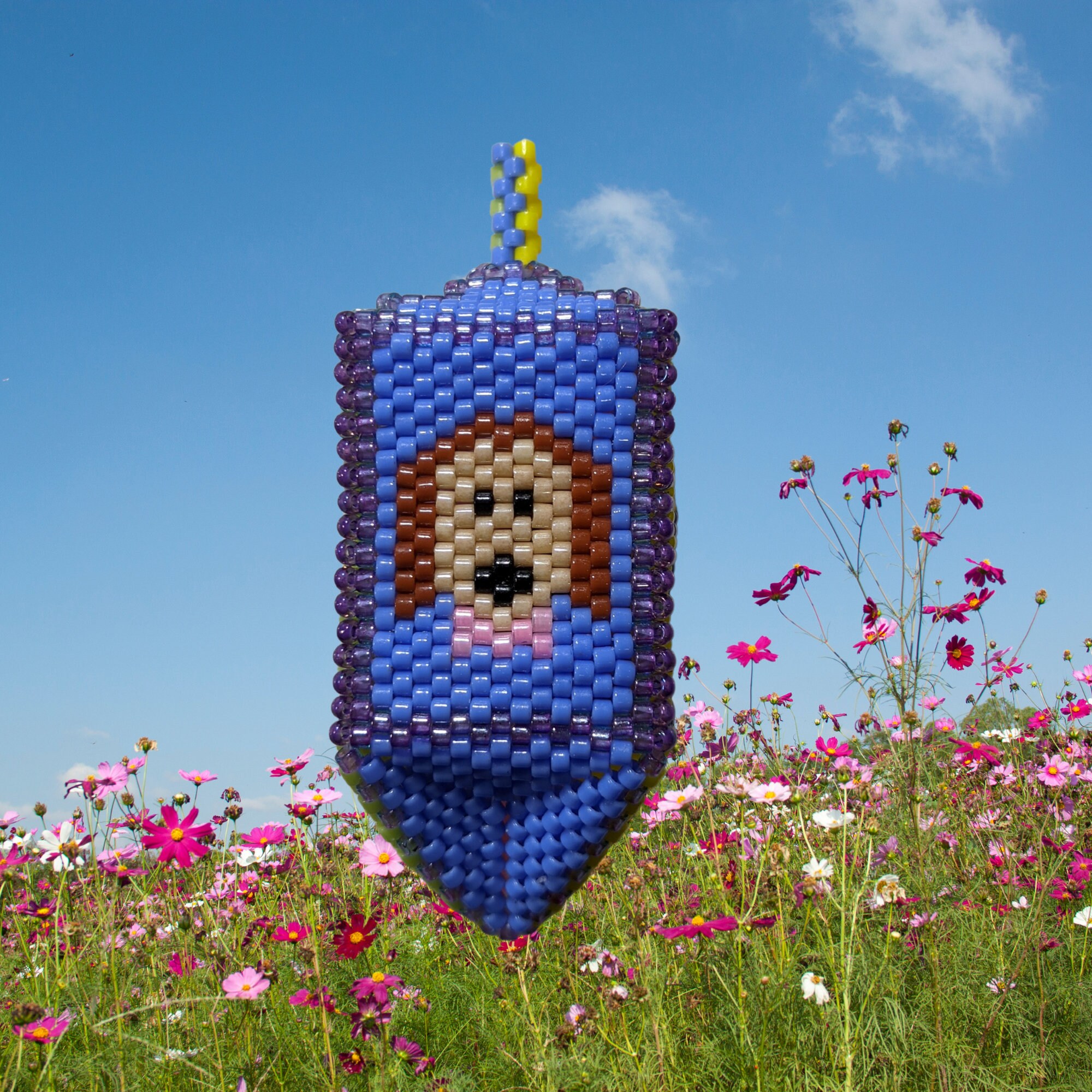 Bead Tutorial Fidget Toy, Bead Tutorial Spinnable Top, Peyote Beaded ...