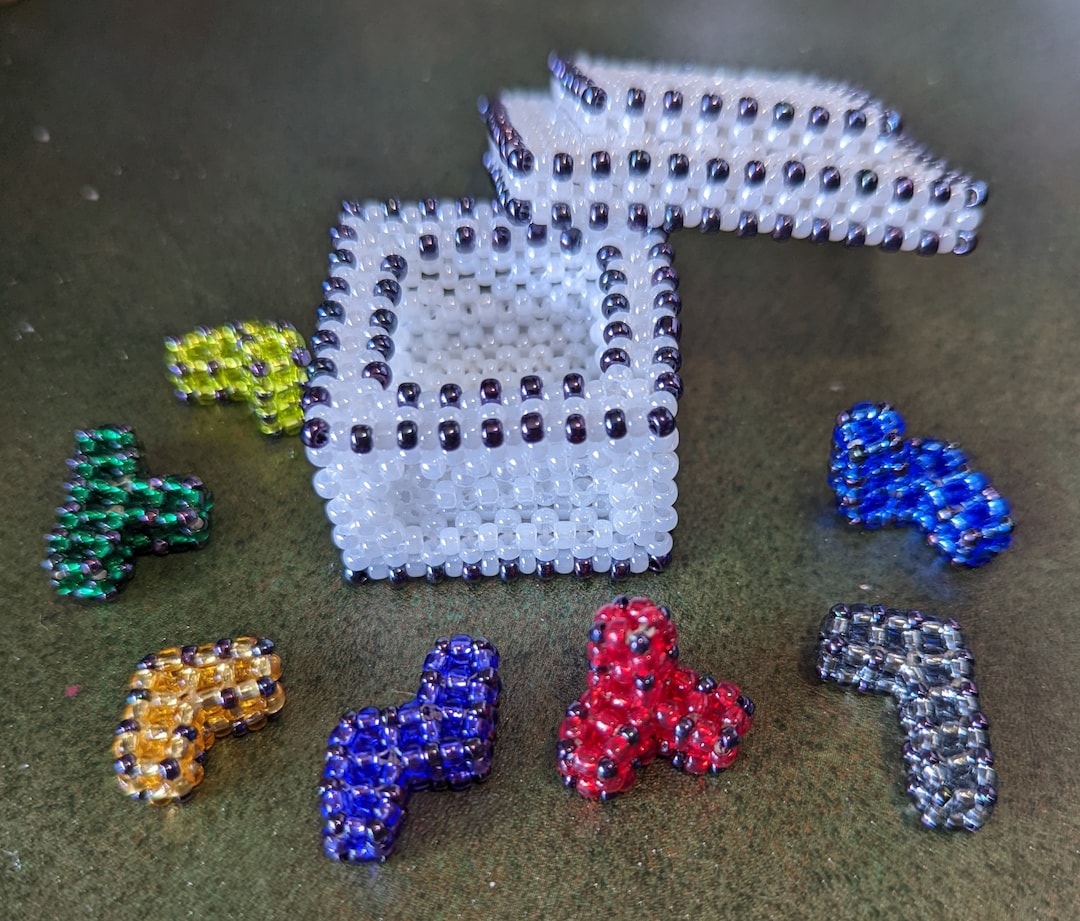 3-D Puzzle With Box, Beading Tutorial - Etsy
