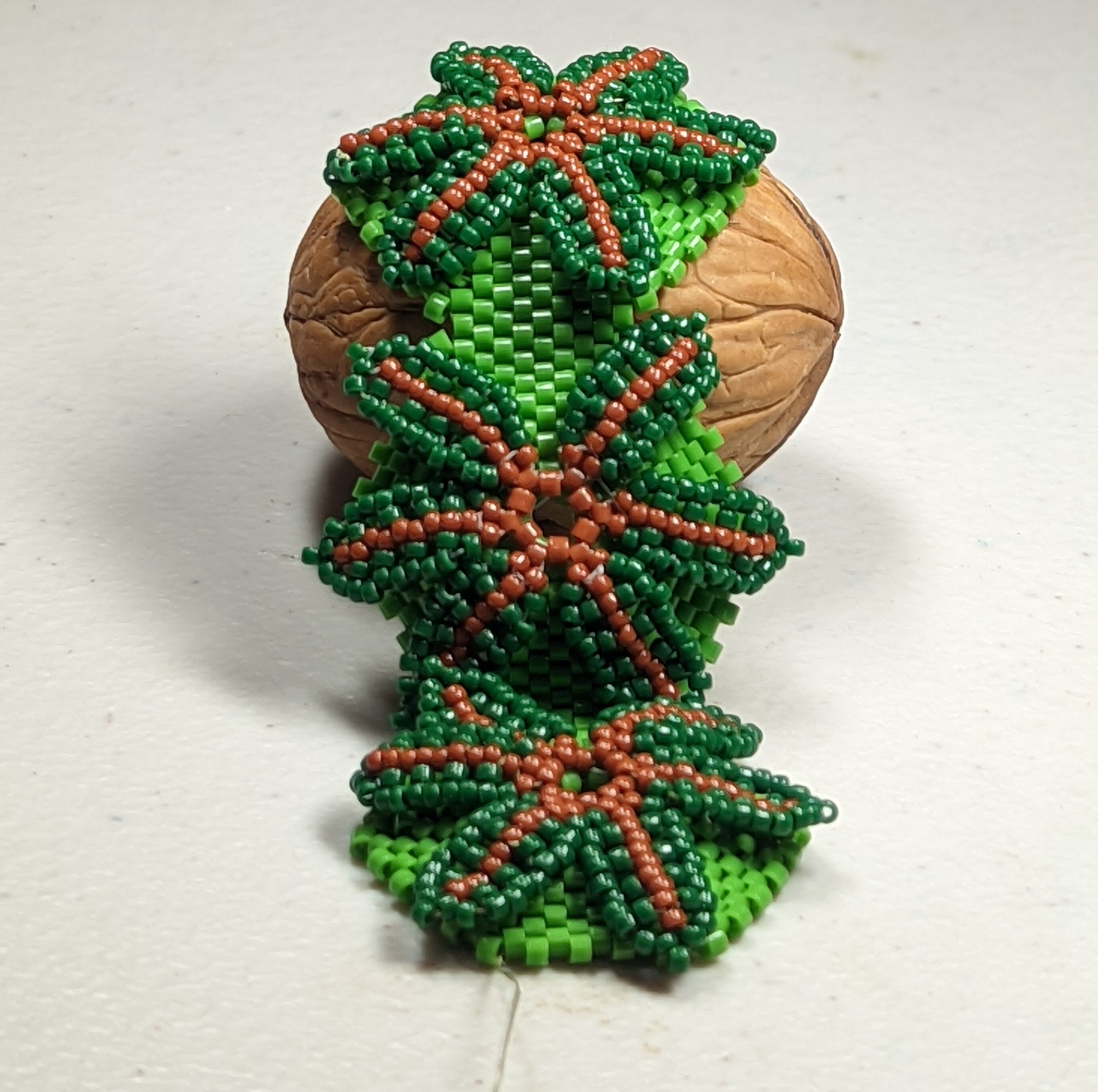 Beaded Tile Leaf Beading Tutorial - Etsy