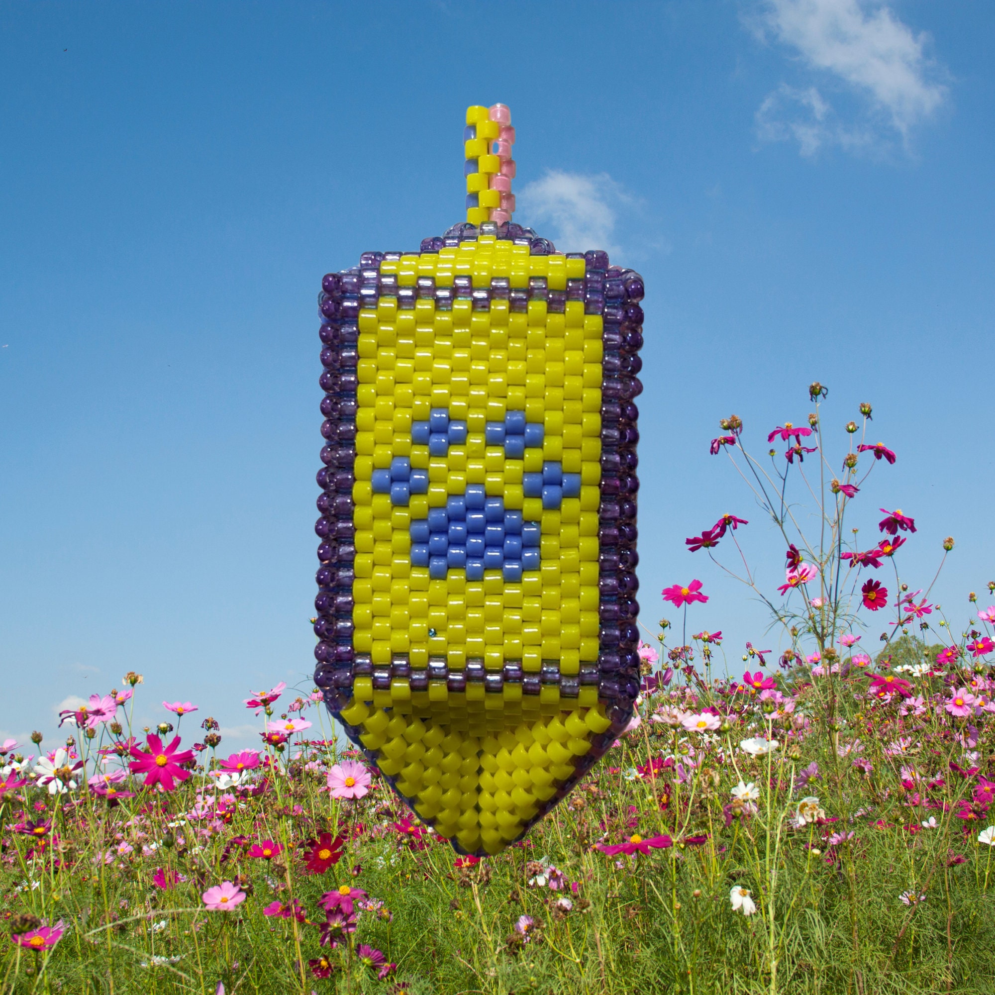 Bead Tutorial Fidget Toy, Bead Tutorial Spinnable Top, Peyote Beaded ...