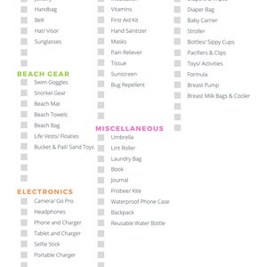 Cancun Packing List | Mexico Packing List | Printable | Instant ...
