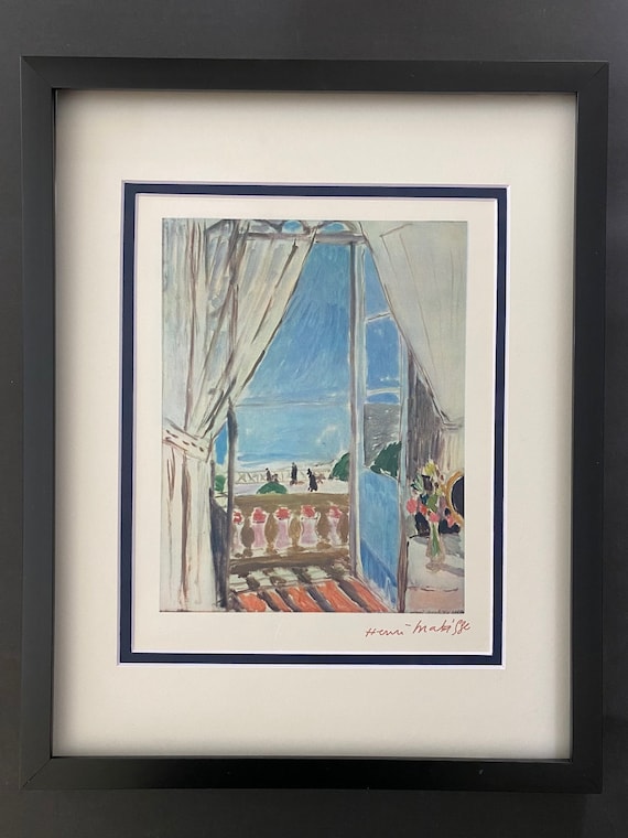 Henri Matisse 1948 Awesome Signed Vintage Print Framed - Etsy